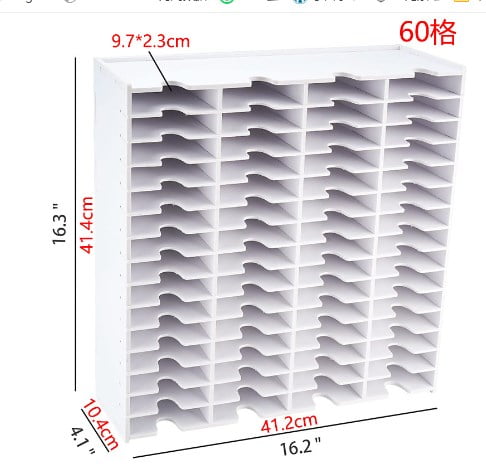 BERTDOMD Multi-Functional Ink Pad Storage Organizer Desktop Storage Box ...