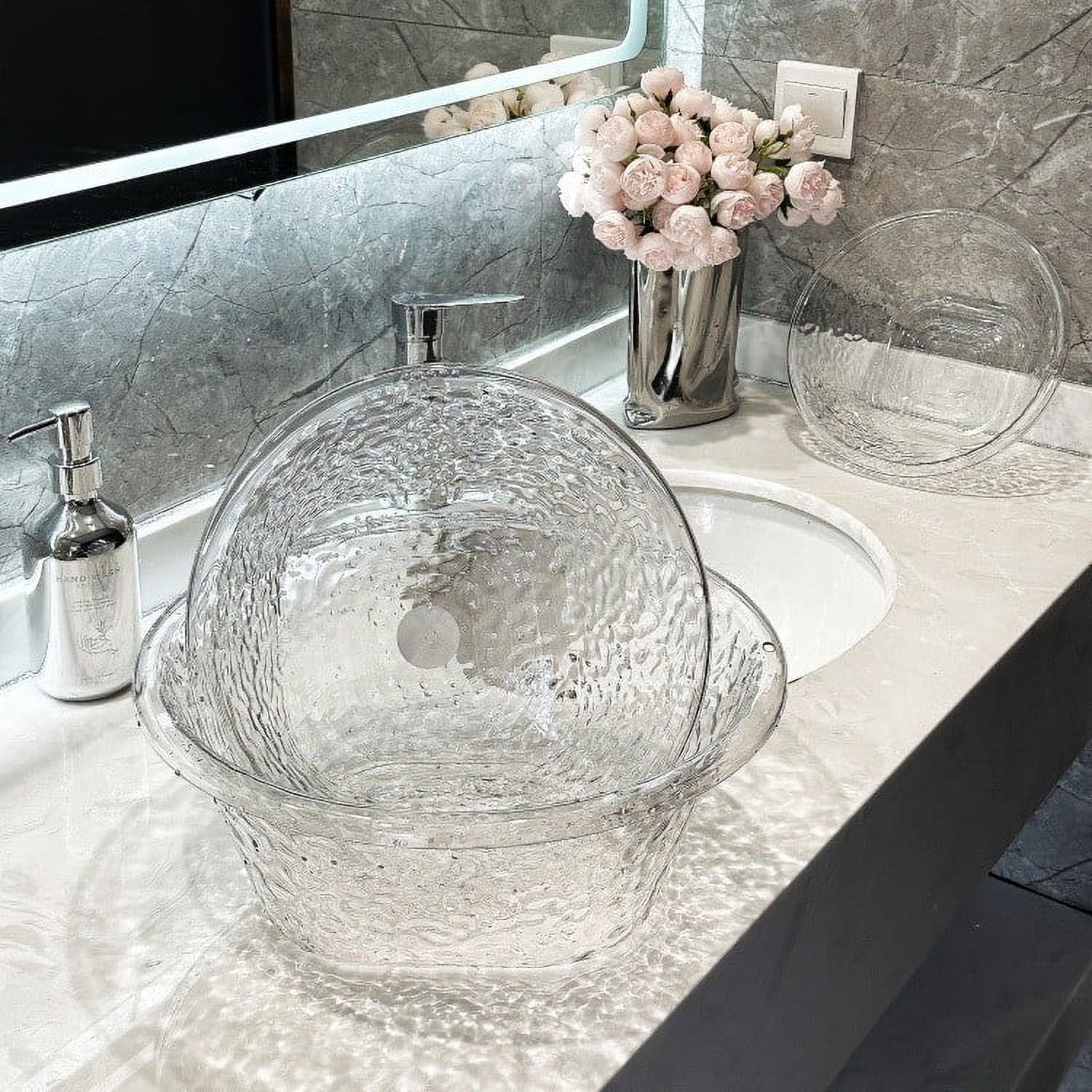 BERTDOMD Multi-functional Washbasin Portable Wash Basin Large-capacity ...