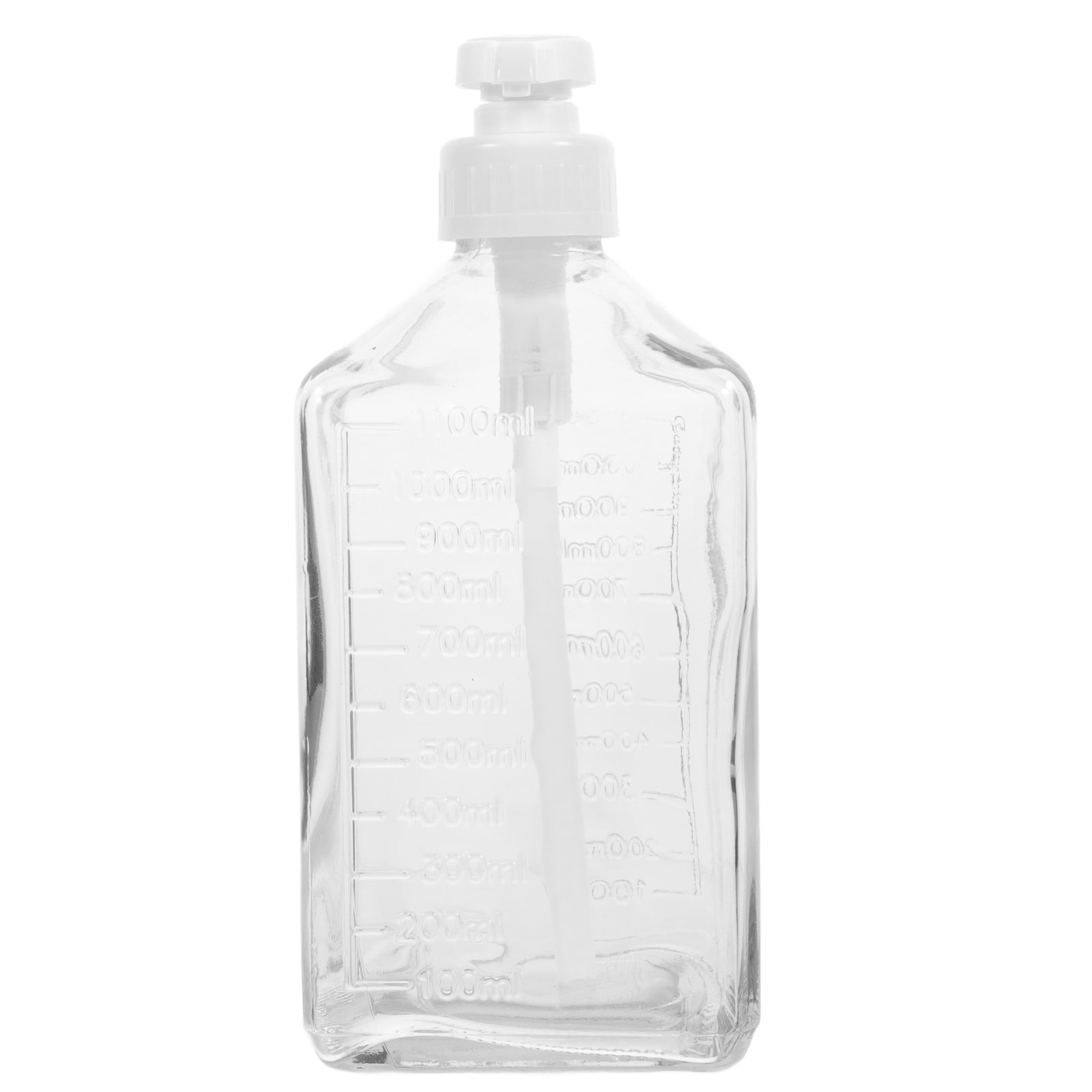 BERTDOMD Multi-use Syrup Dispenser Syrup Storage Bottle Reusable Glass ...