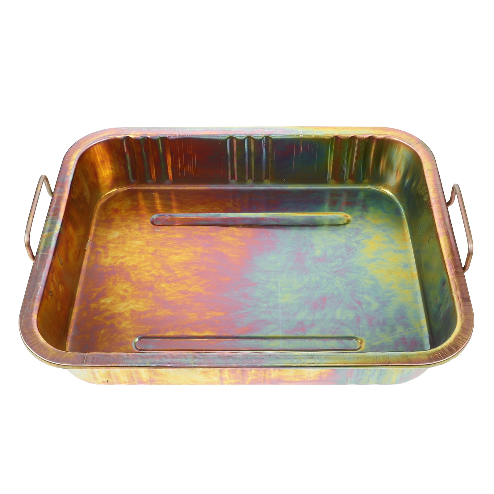 BERTDOMD Oil Drain Pan Waste Engine Oil Container Oil Drain Tray Motor ...