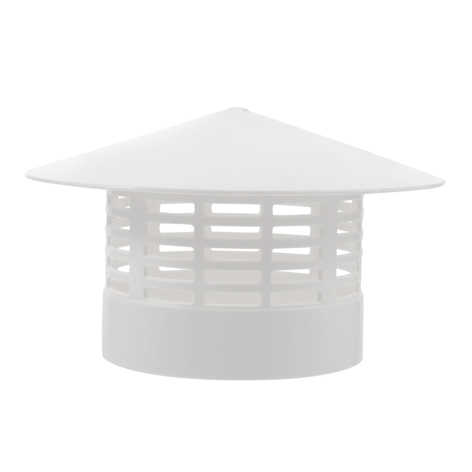 EXHUMKY PVC White Rainproof Ventilation Cap for Roof Chimney and ...