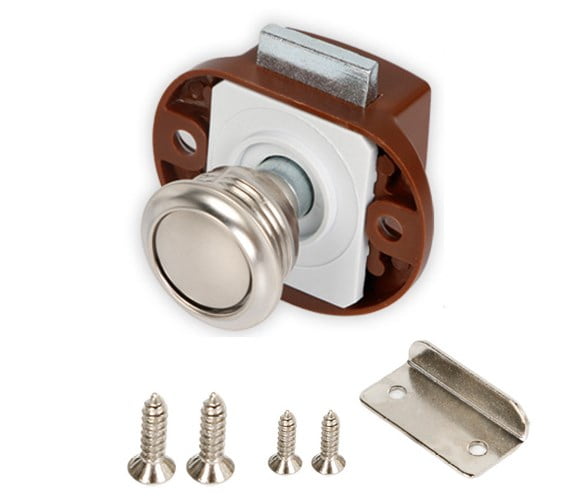 BERTDOMD Push Button Latch Cabinet Door Button Push Button Rv Cabinet ...
