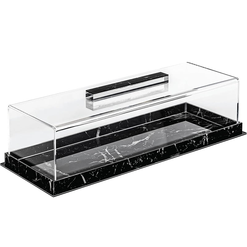 BERTDOMD Rectangular Cake Tray With Lid Clear Pastry Display Case ...