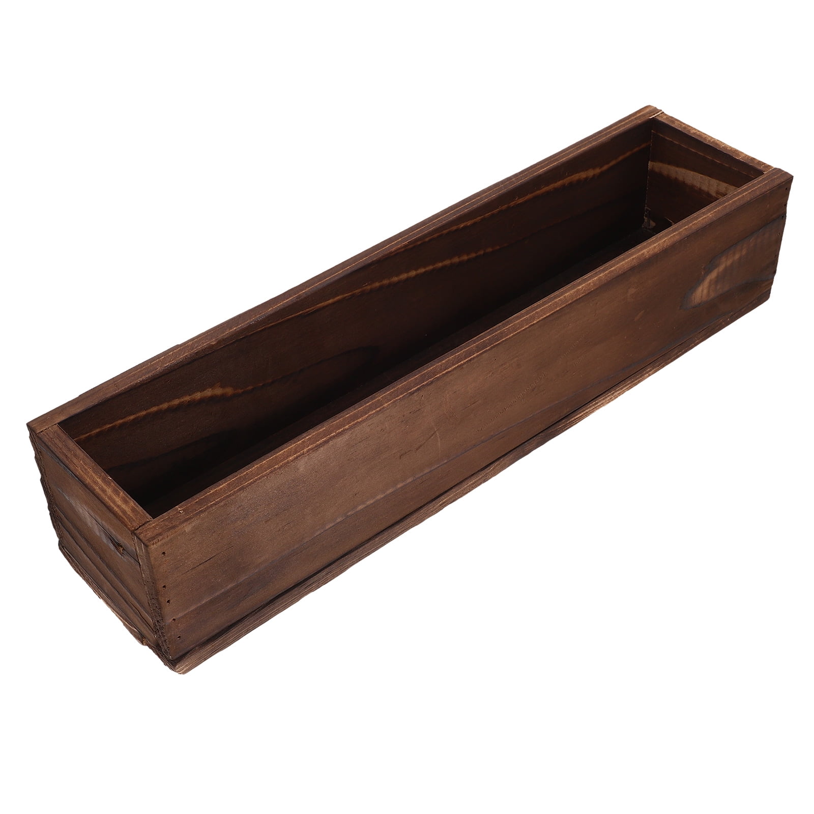 HEMOTON Wooden Rectangular Planter Box for Succulents and Indoor Plants ...