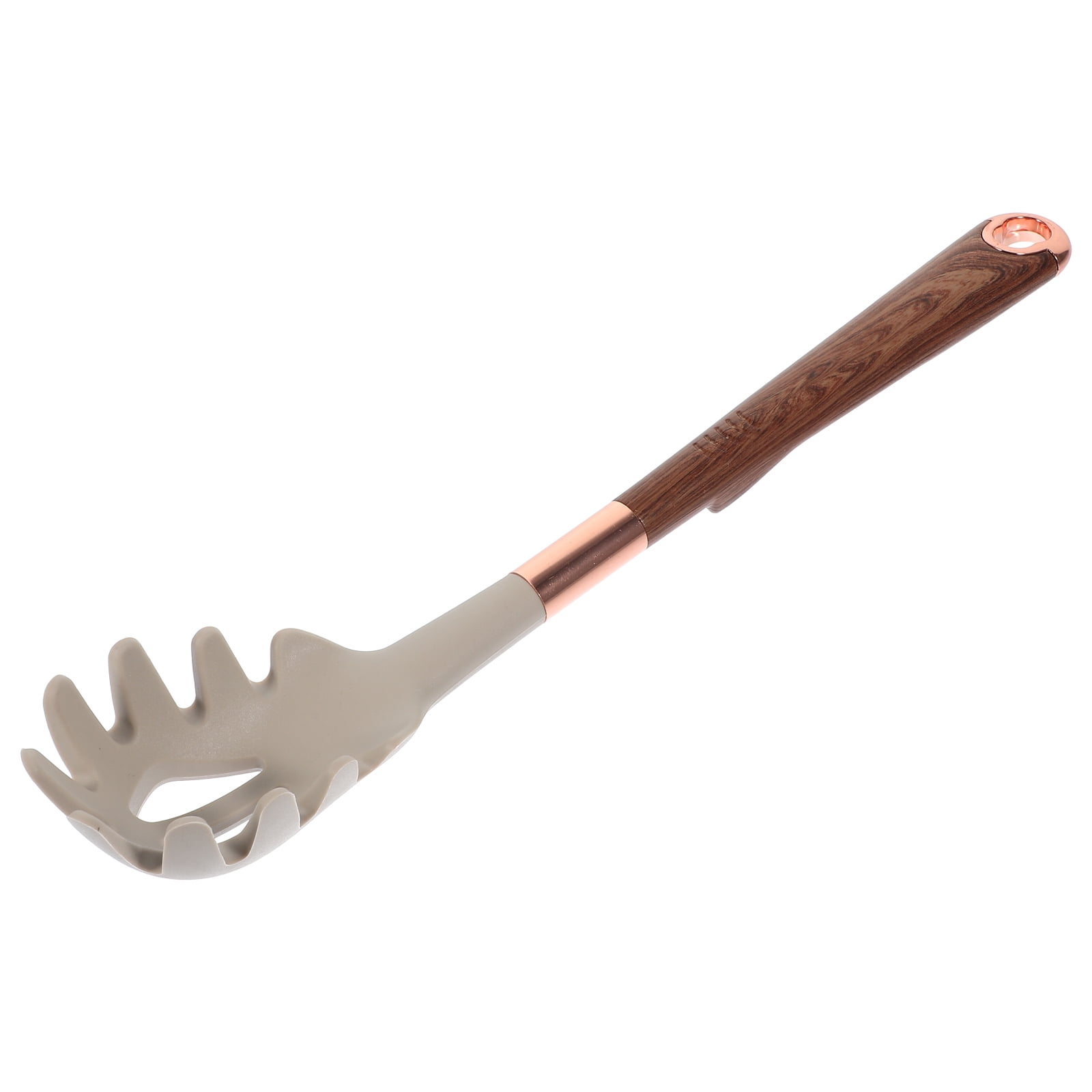 BERTDOMD Silicone Skimmer Slotted Spoon Colander Scoop Pasta Fork ...