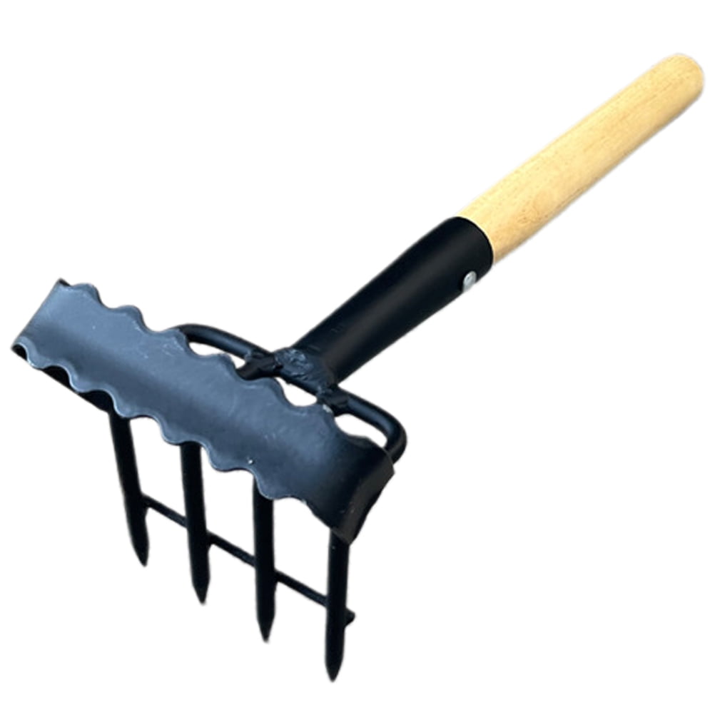 BERTDOMD Small Gardening Rake Hand Leaf Rake Garden Home Hand Rake ...