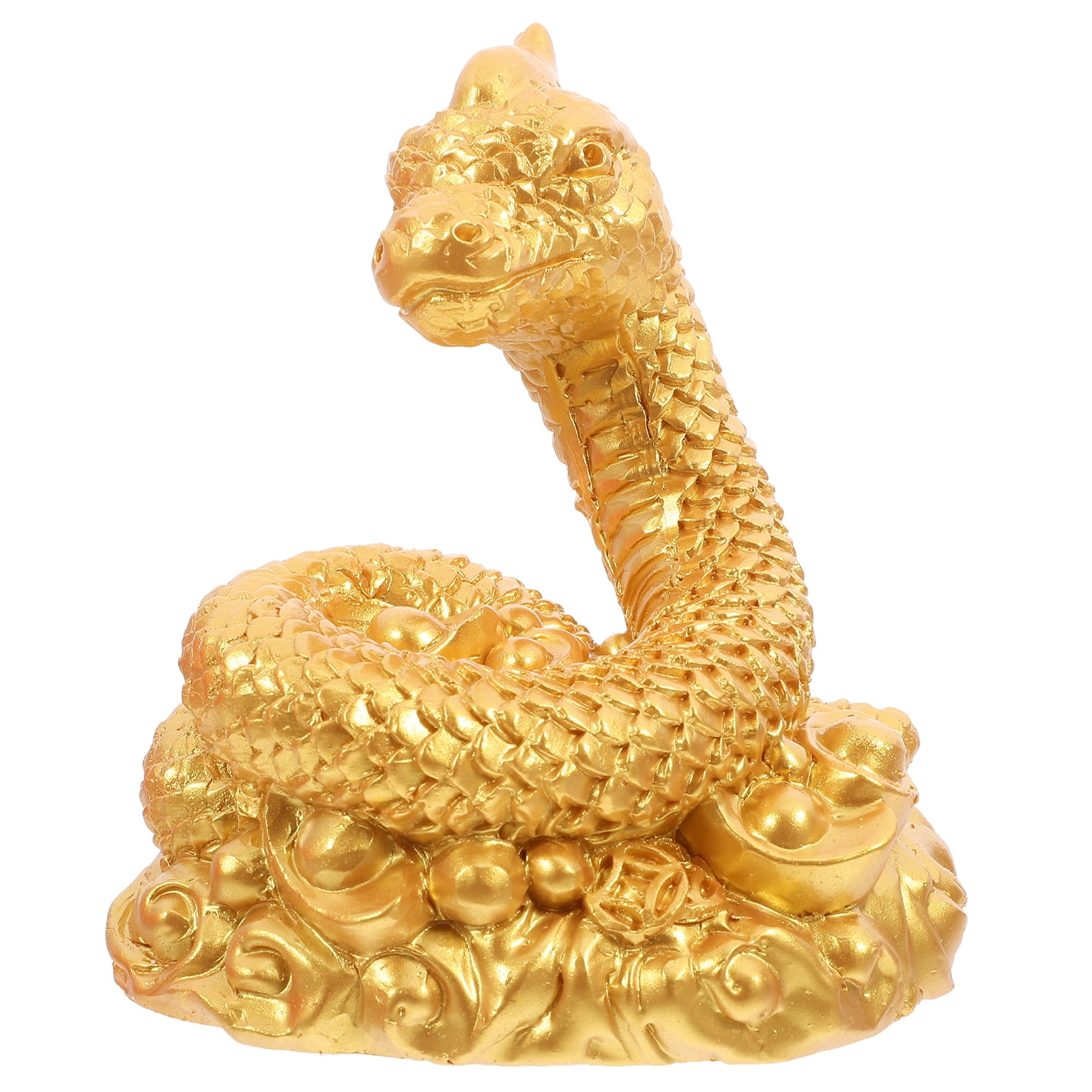BERTDOMD Snake Figurine Resin Snake Statue Spring Festival Snake ...