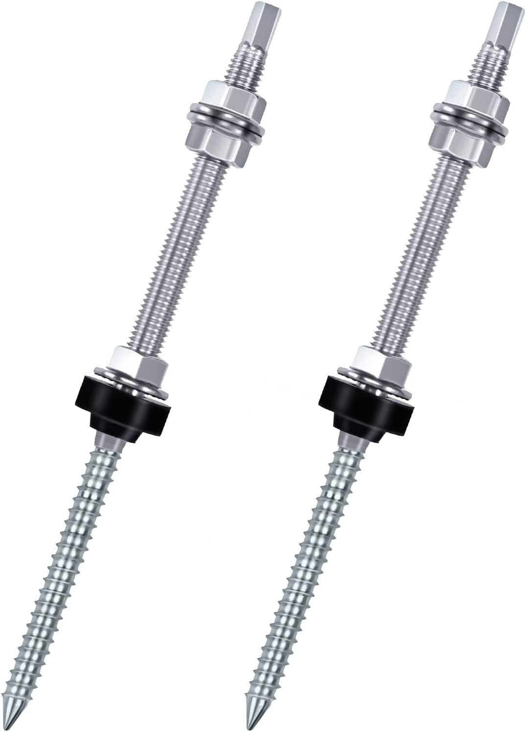 EXHUMKY Stainless Steel Solar Hanger Bolt Exhumky Durable for Outdoor ...