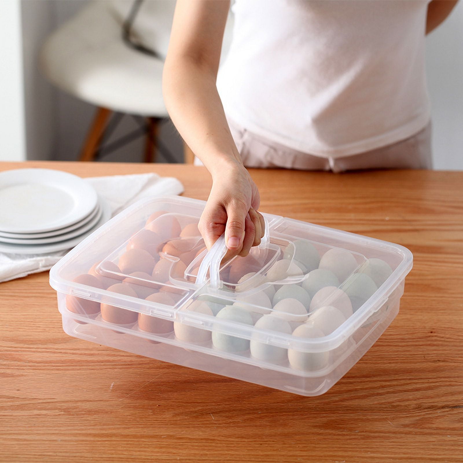 BERTDOMD Stackable Pizza Proofing Box With Lid And Handle Bread Making ...