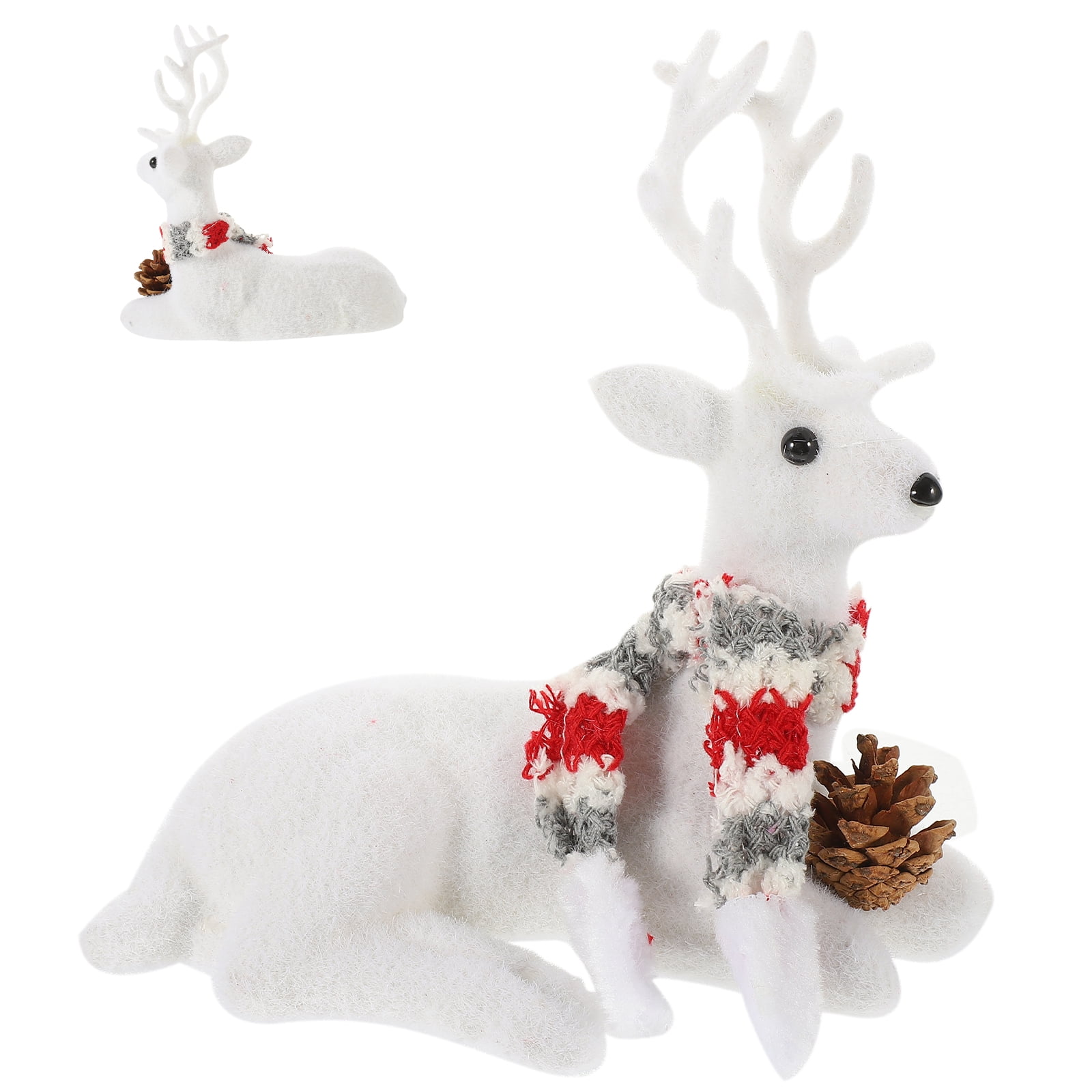 BERTDOMD Tabletop Deer Decoration Centerpiece Tabletop Deer Statue ...