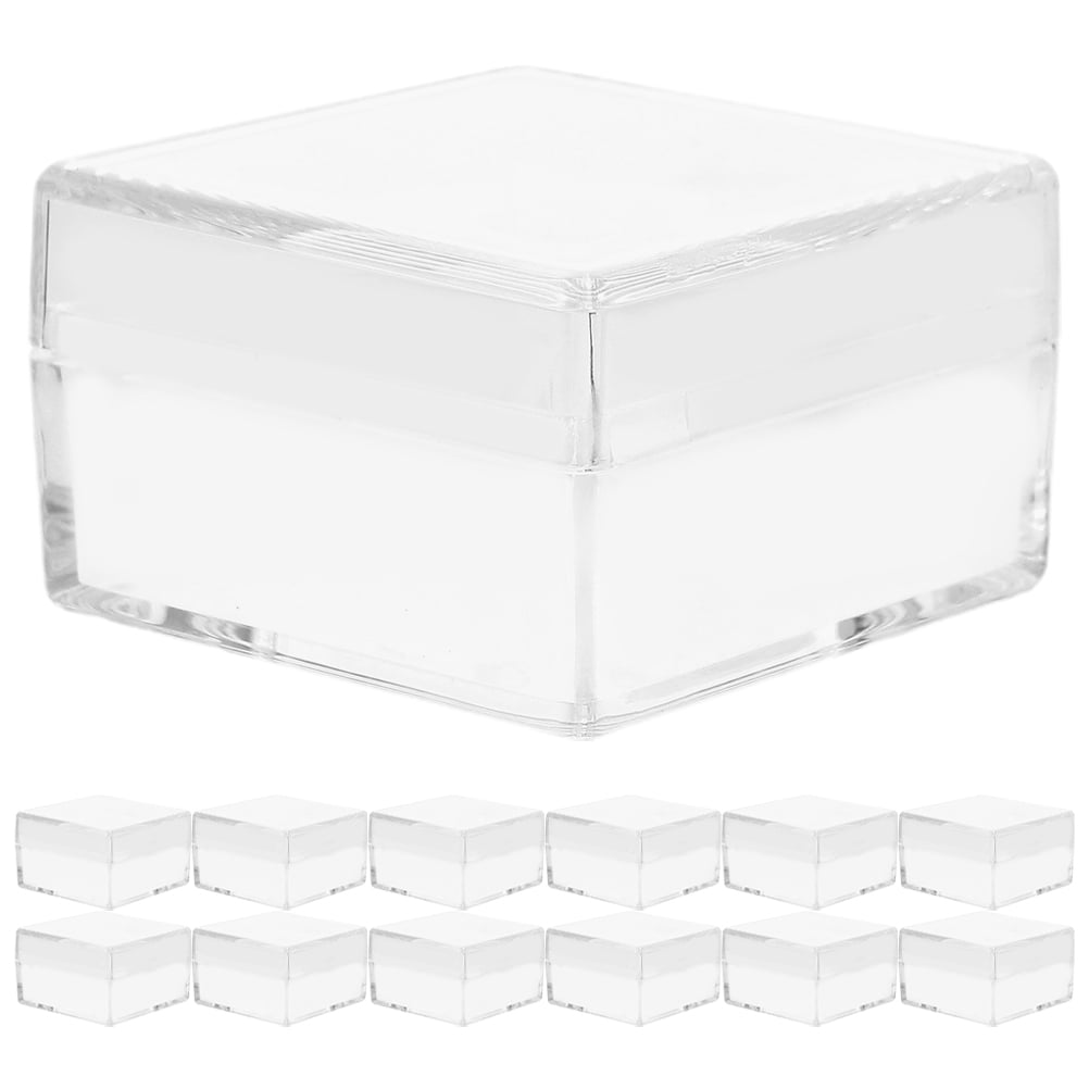 EXHUMKY Exhumky Clear Plastic Box for Home Collectible Display and ...