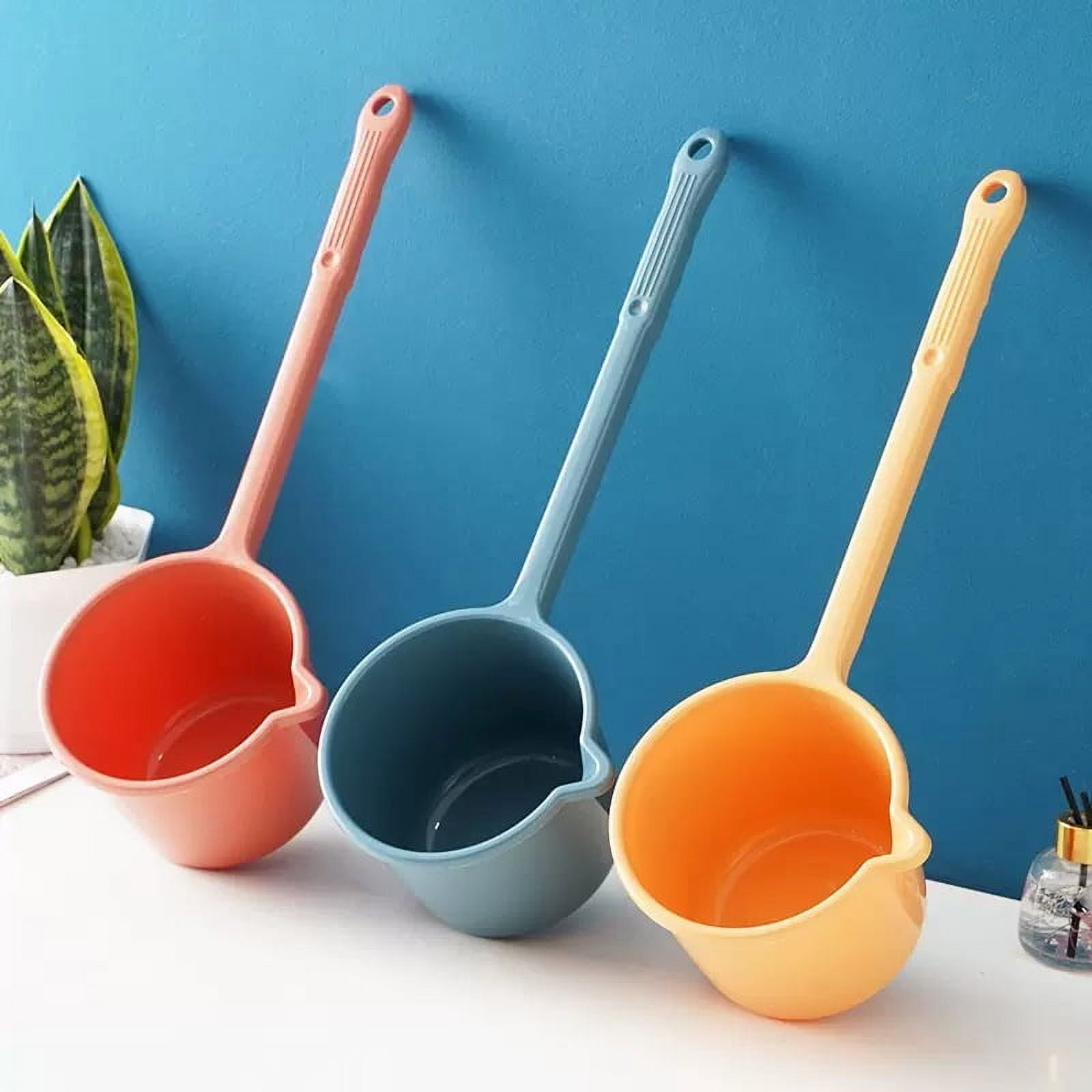 EXHUMKY BERTDOMD Multipurpose Water Scoop for Bathing and Kitchen Blue ...