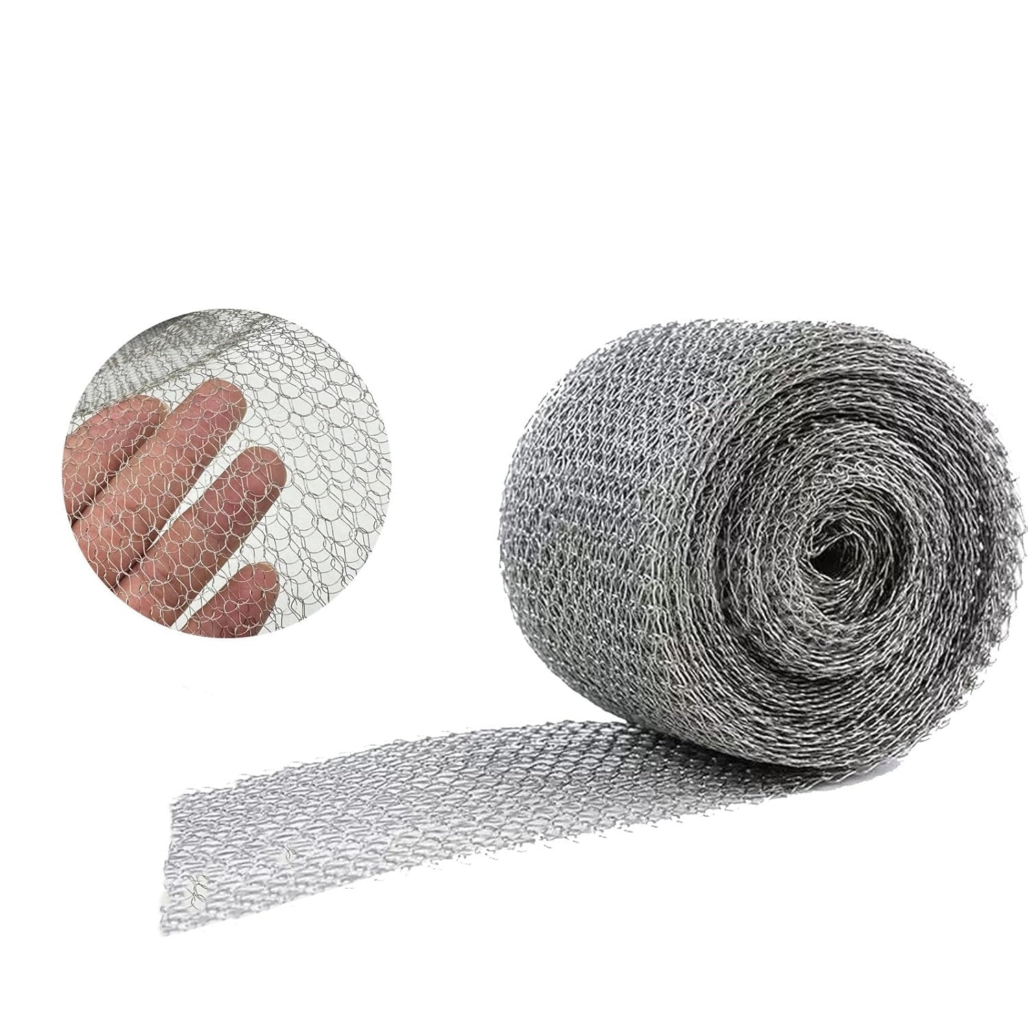 BERTDOMD Wire Mesh Hole Fill Fabric Stainless Steel Gap Blocker Easy To ...