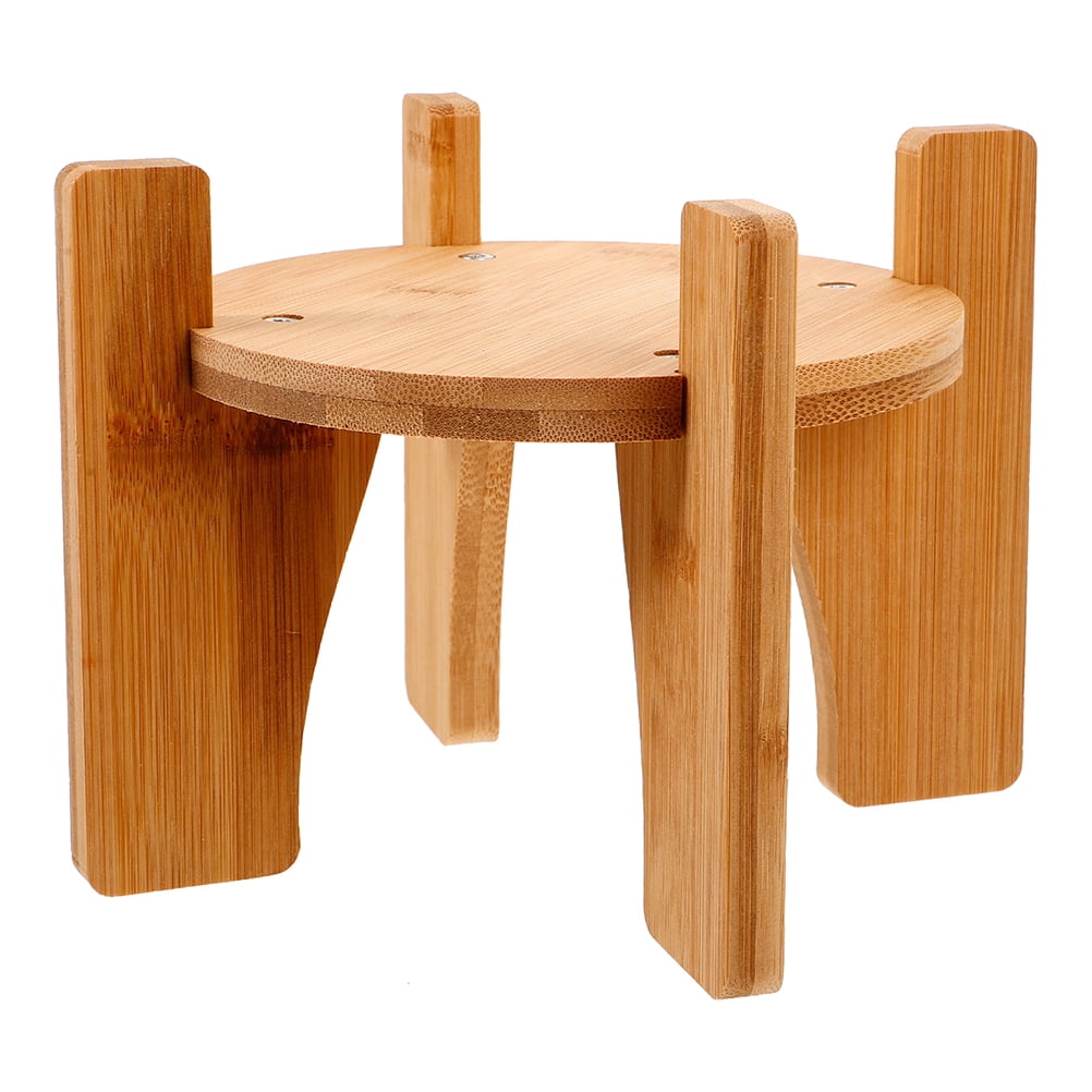 BERTDOMD Wood Plant Stand Wood Flowerpot Stand Wooden Flower Pot Stand ...