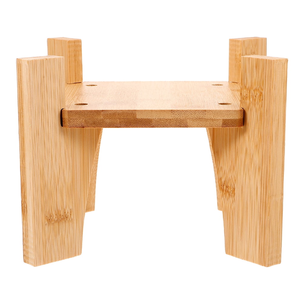 BERTDOMD Wood Plant Stand Wood Flowerpot Stand Wooden Flower Pot Stand ...