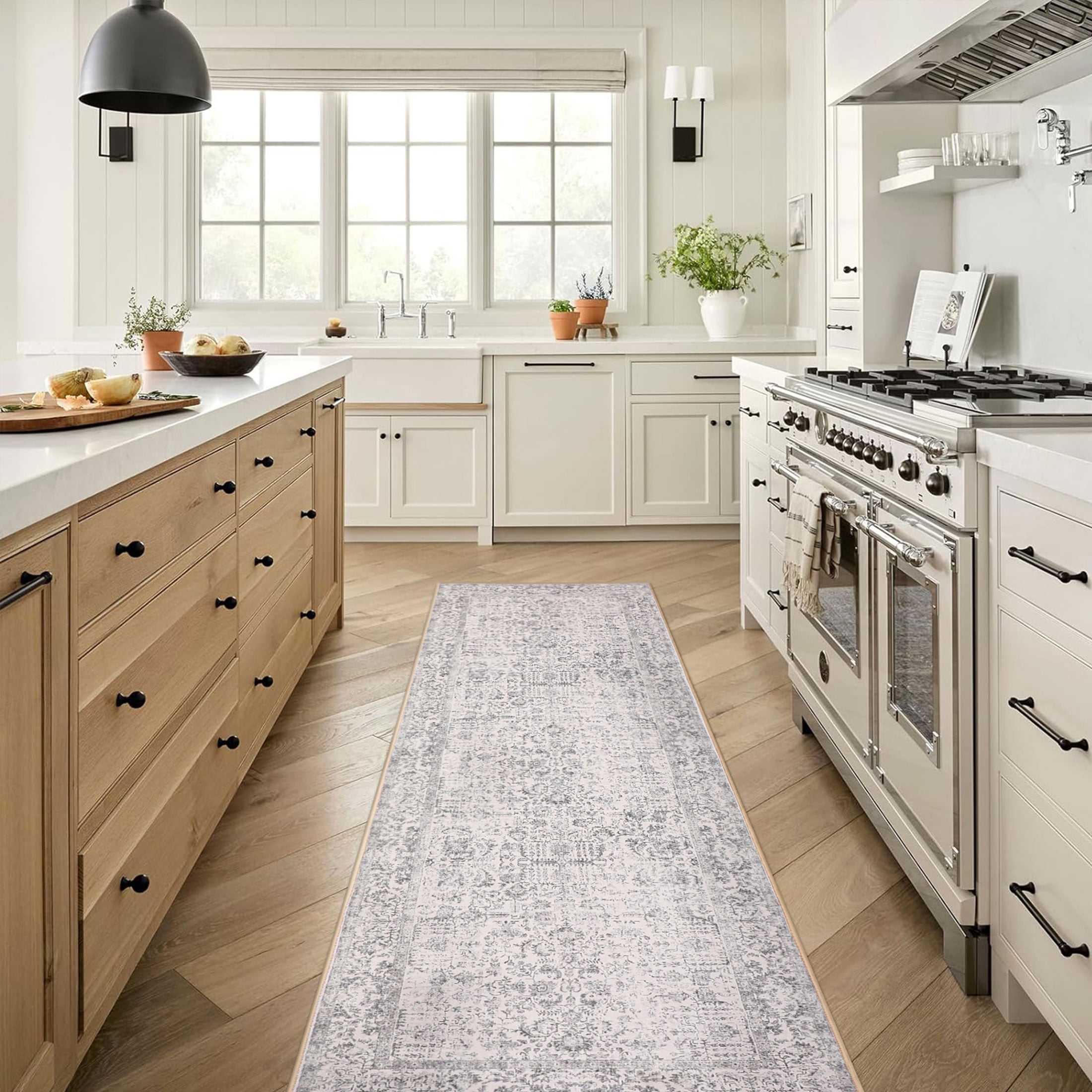 BERTHMEER Non-skid 2'x10' Long Hall Carpet, Washable Runner Rugs for ...