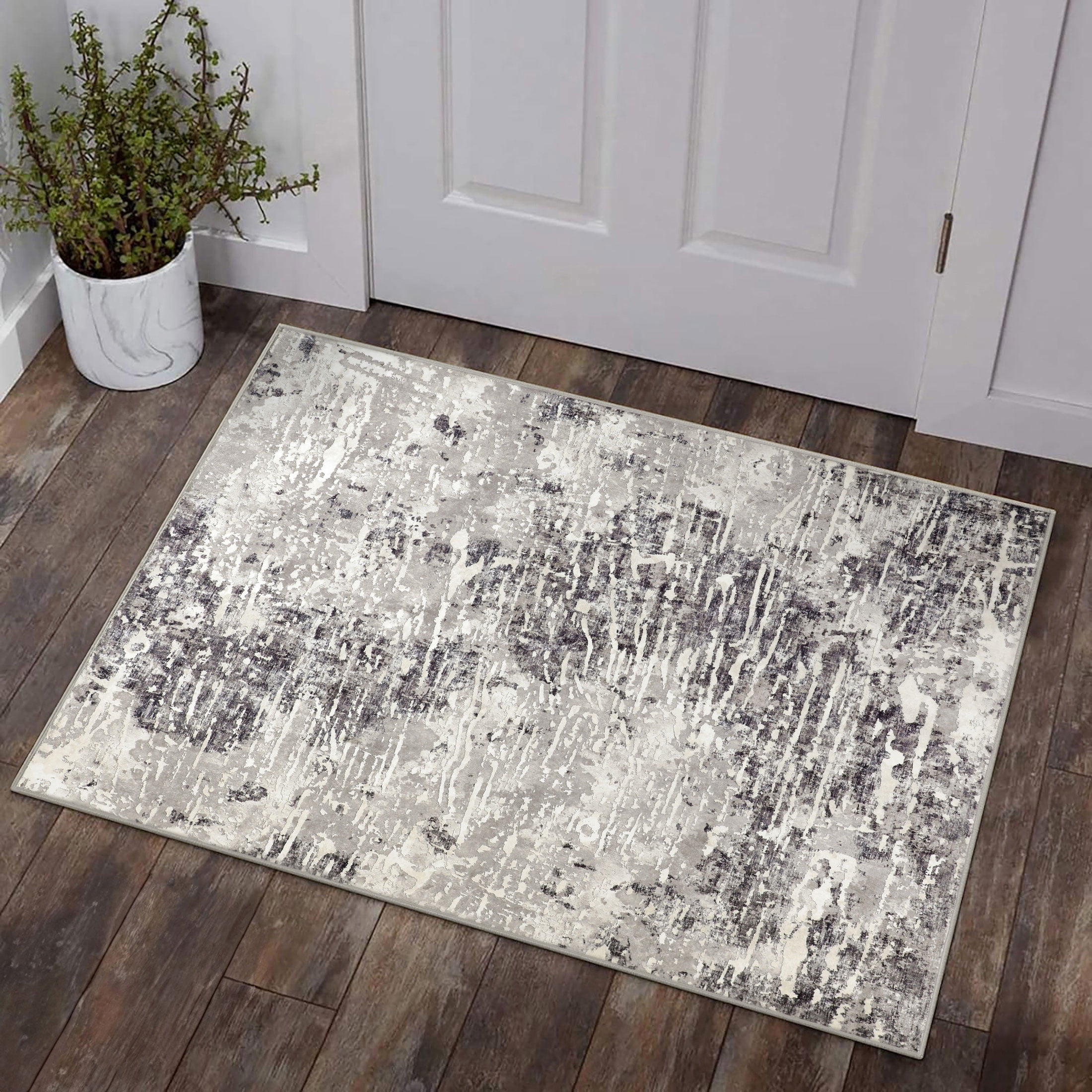 BERTHMEER 2'x3' Abstract Area Rugs for Living Room Bedroom Dining Room ...
