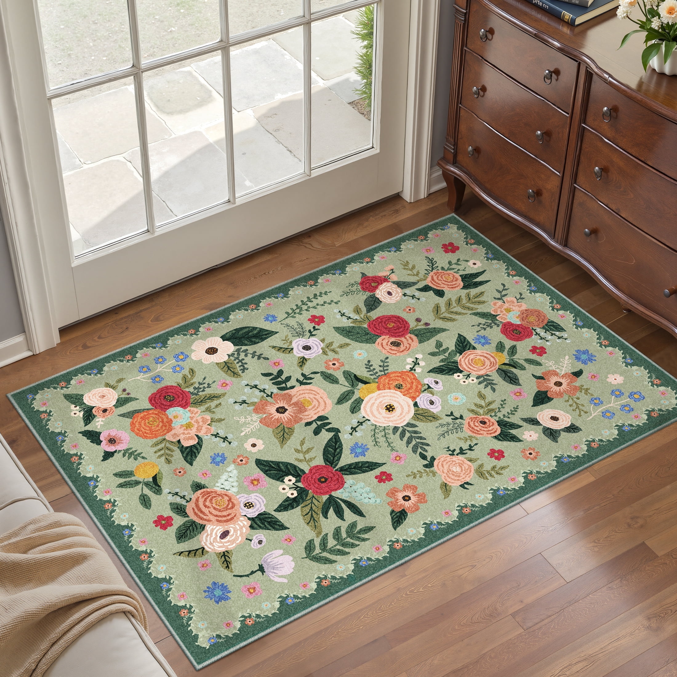 BERTHMEER 2'x3' Small Area Rugs for Bathroom Bedroom Entryway Kitchen ...