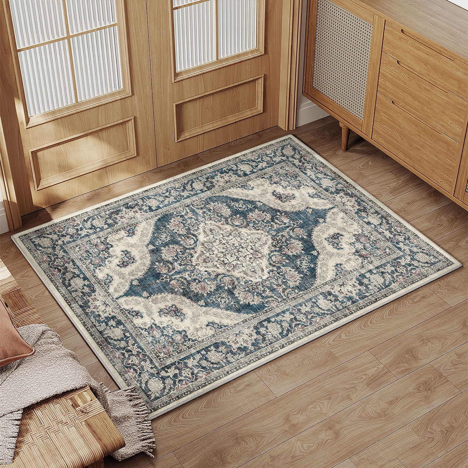 BERTHMEER 2'x3' Small Area Rugs for Bathroom Kitchen Bedroom Entryway ...