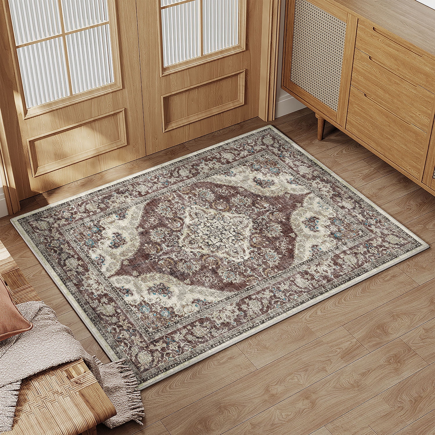BERTHMEER 2'x3' Small Area Rugs for Bathroom Kitchen Bedroom Entryway ...