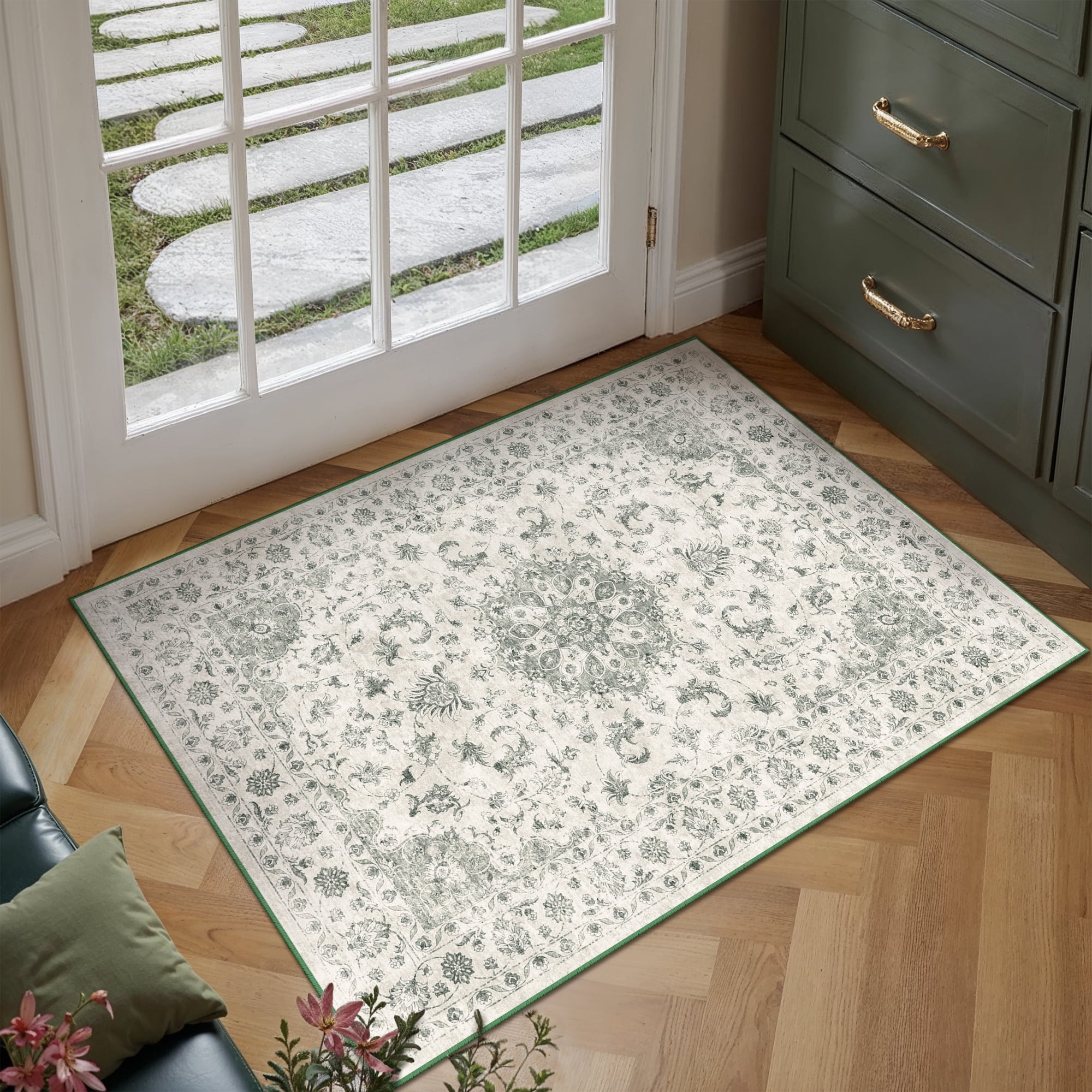 BERTHMEER 2'x3' Small Area Rugs for Doorway Bedroom Entryway Kitchen ...