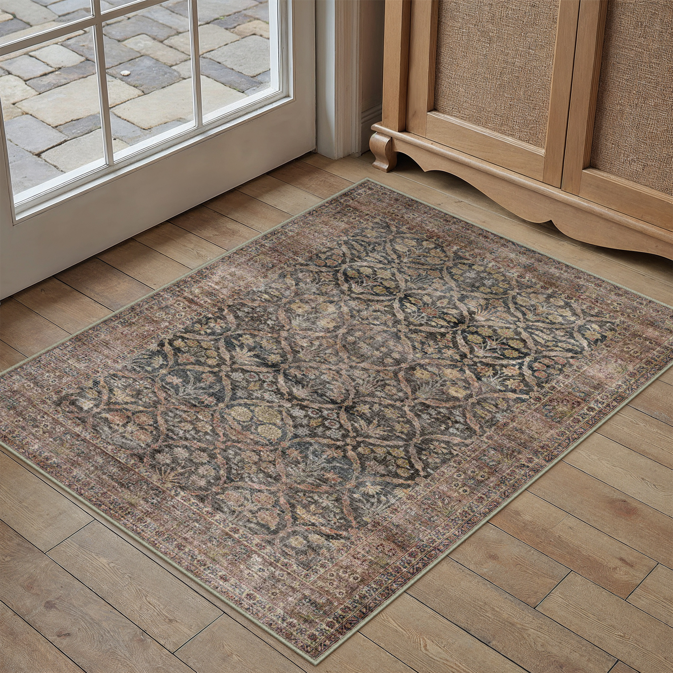 BERTHMEER 2'x3' Small Area Rugs for Doorway Kitchen Bedroom Entryway ...