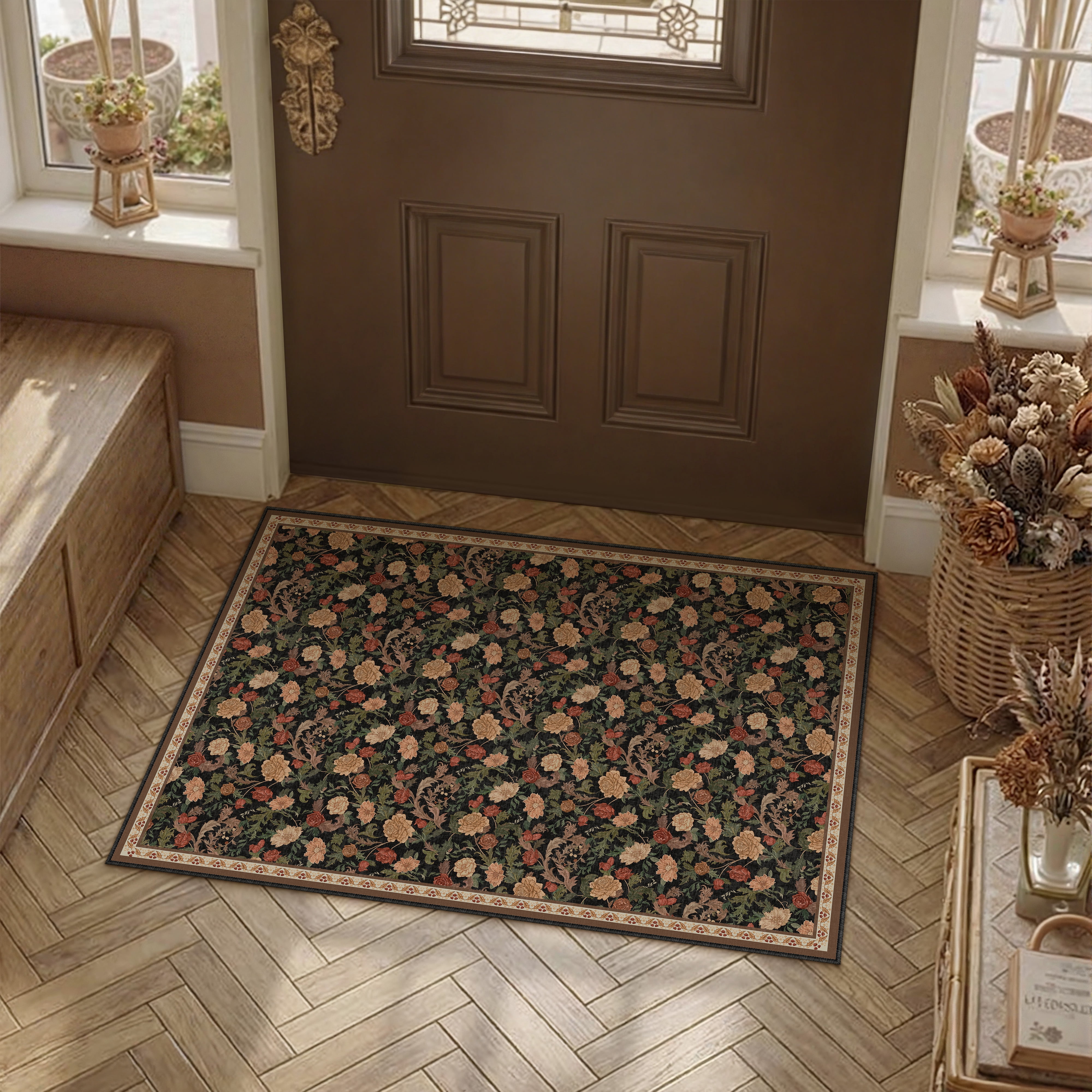 BERTHMEER 2'x3' Small Area Rugs for Doorway Kitchen Laundry Bedroom ...
