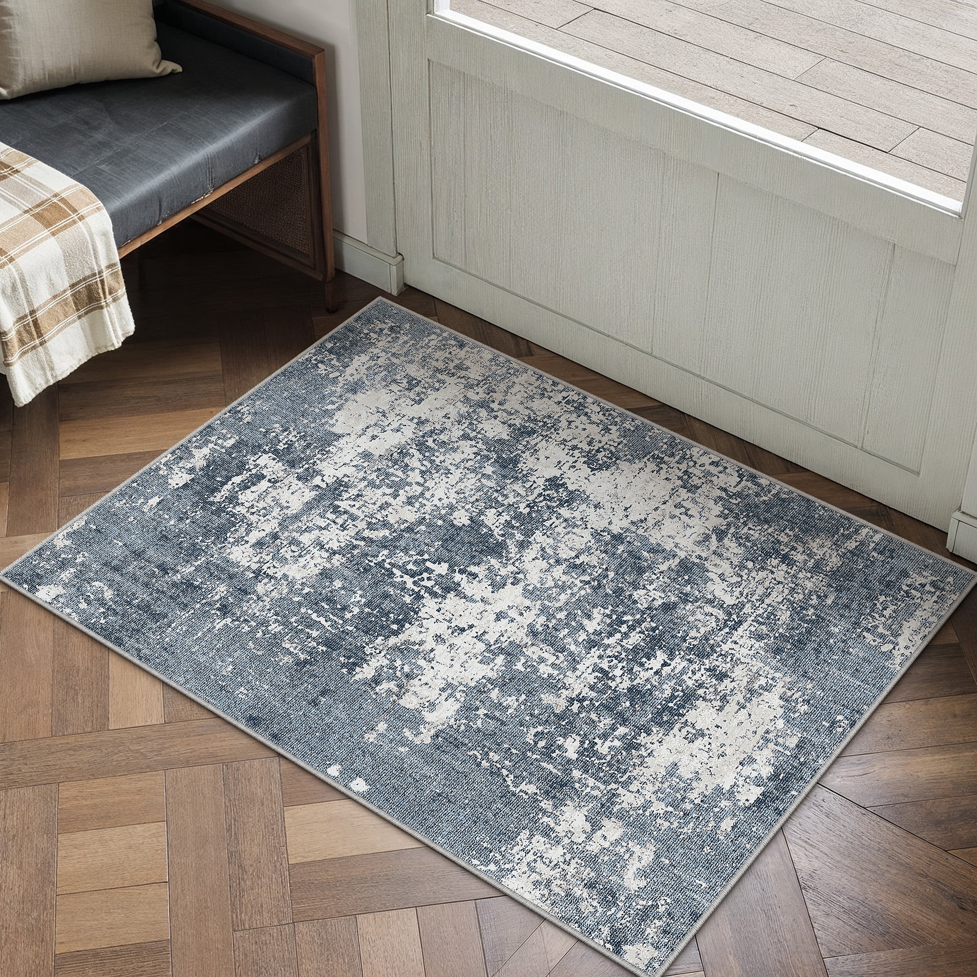 BERTHMEER 2'x3' Small Area Rugs for Kitchen Entryway Doorway Bedroom ...