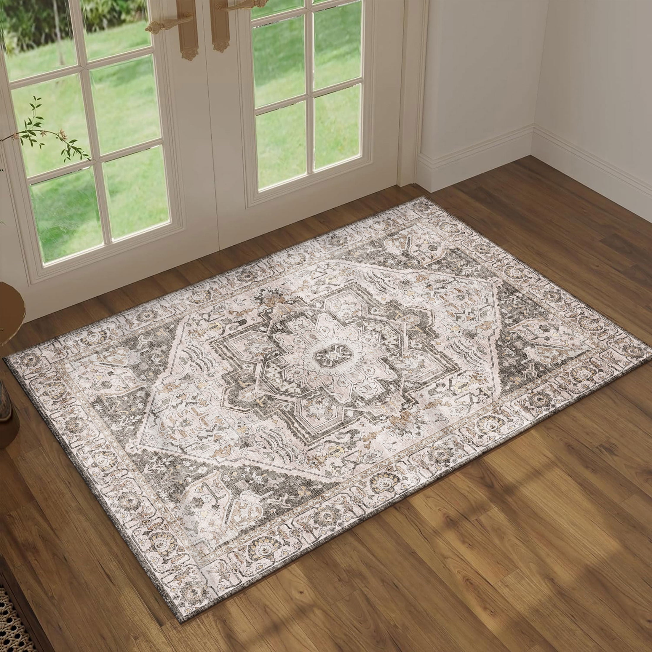 BERTHMEER 2'x3' Small Area Rugs Washable for Entryway Door indoor ...