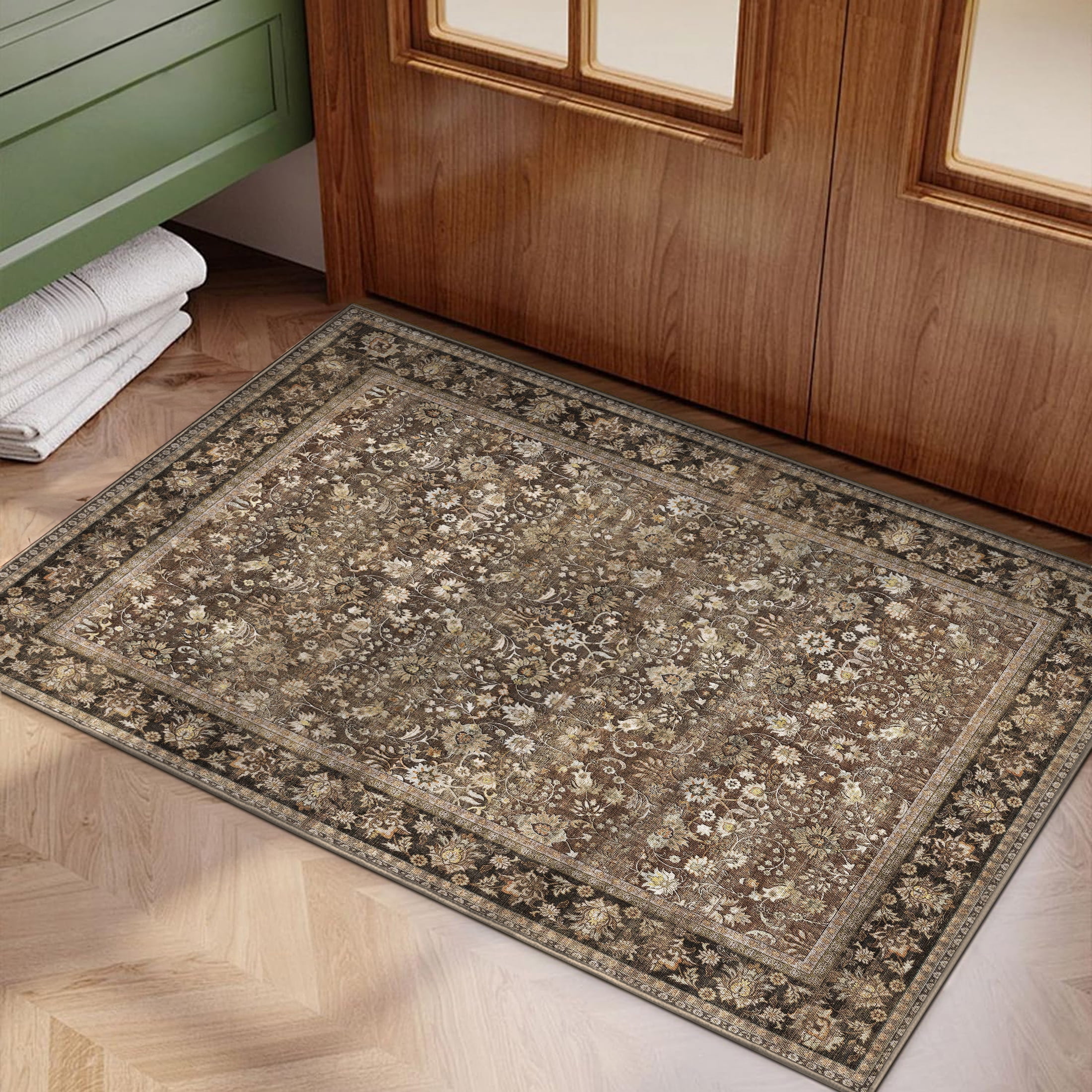 BERTHMEER 2'x3' Small Area Rugs for Entryway Doorway indoor Doormats ...