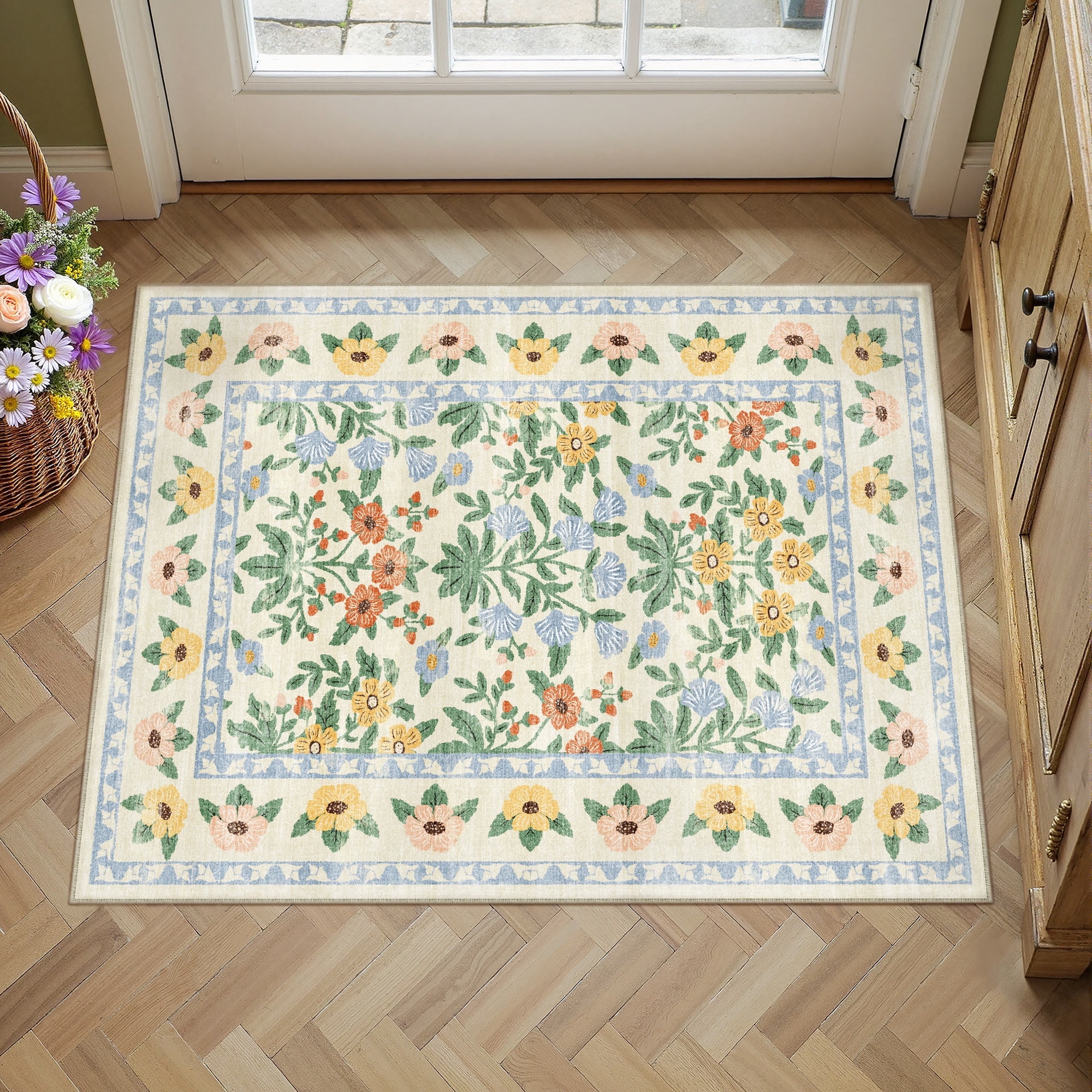 BERTHMEER 2'x3' Small Area Rugs for Entryway Entrance Bathroom Bedroom ...