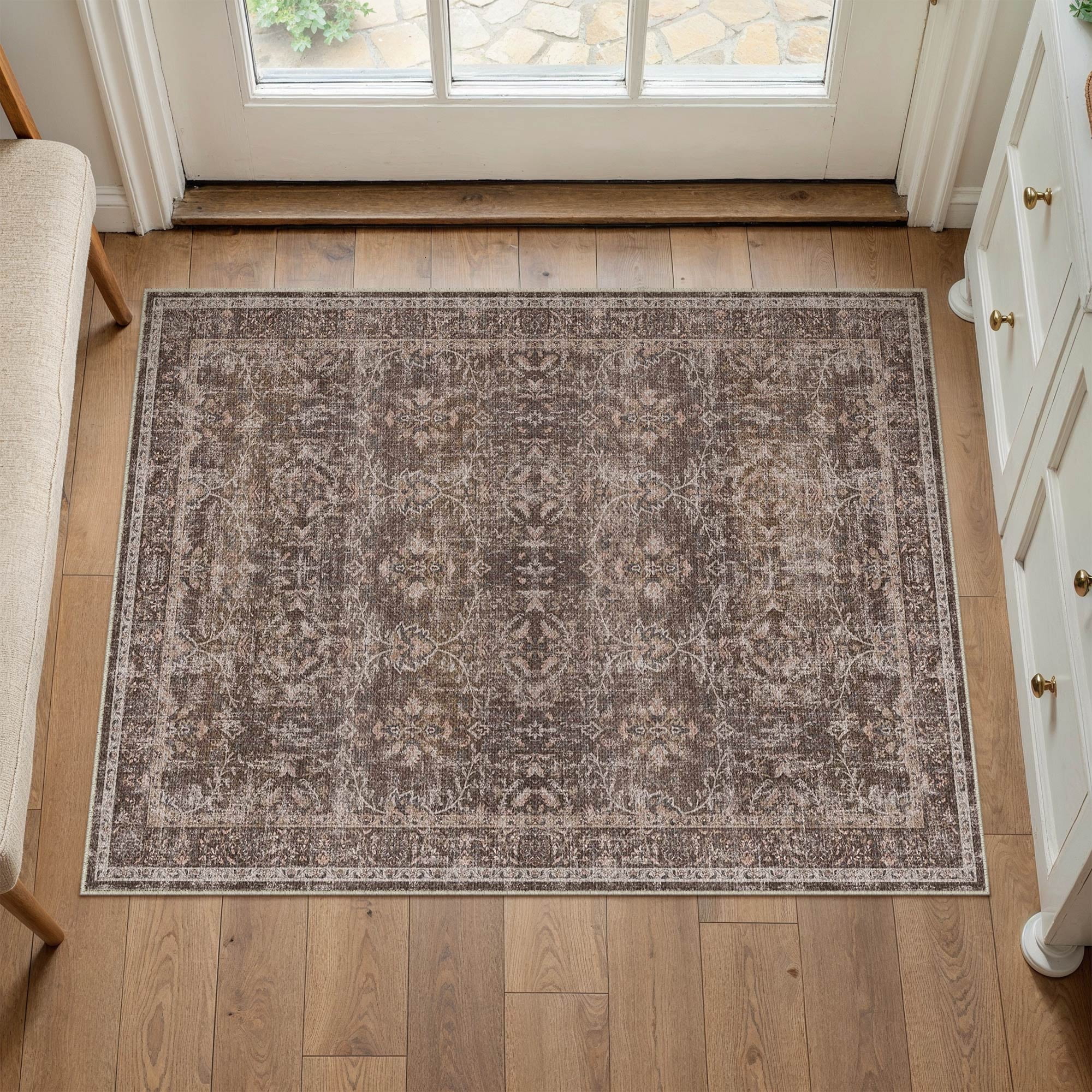 BERTHMEER 2'x3' Small Area Rugs for Kitchen Bedroom Entryway Dorm ...