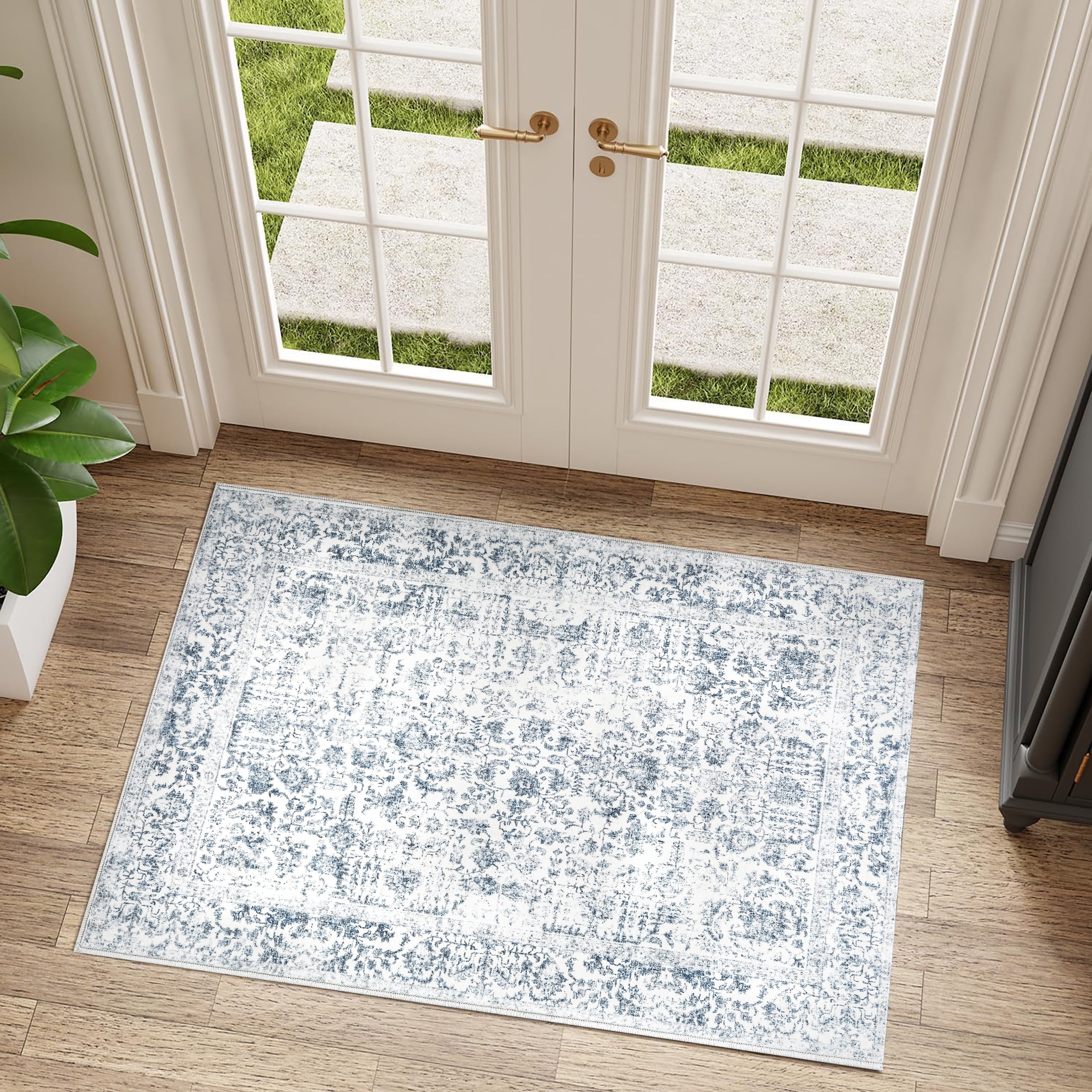 BERTHMEER 2'x3' Small Area Rugs for indoor Entryway Door Entrance ...
