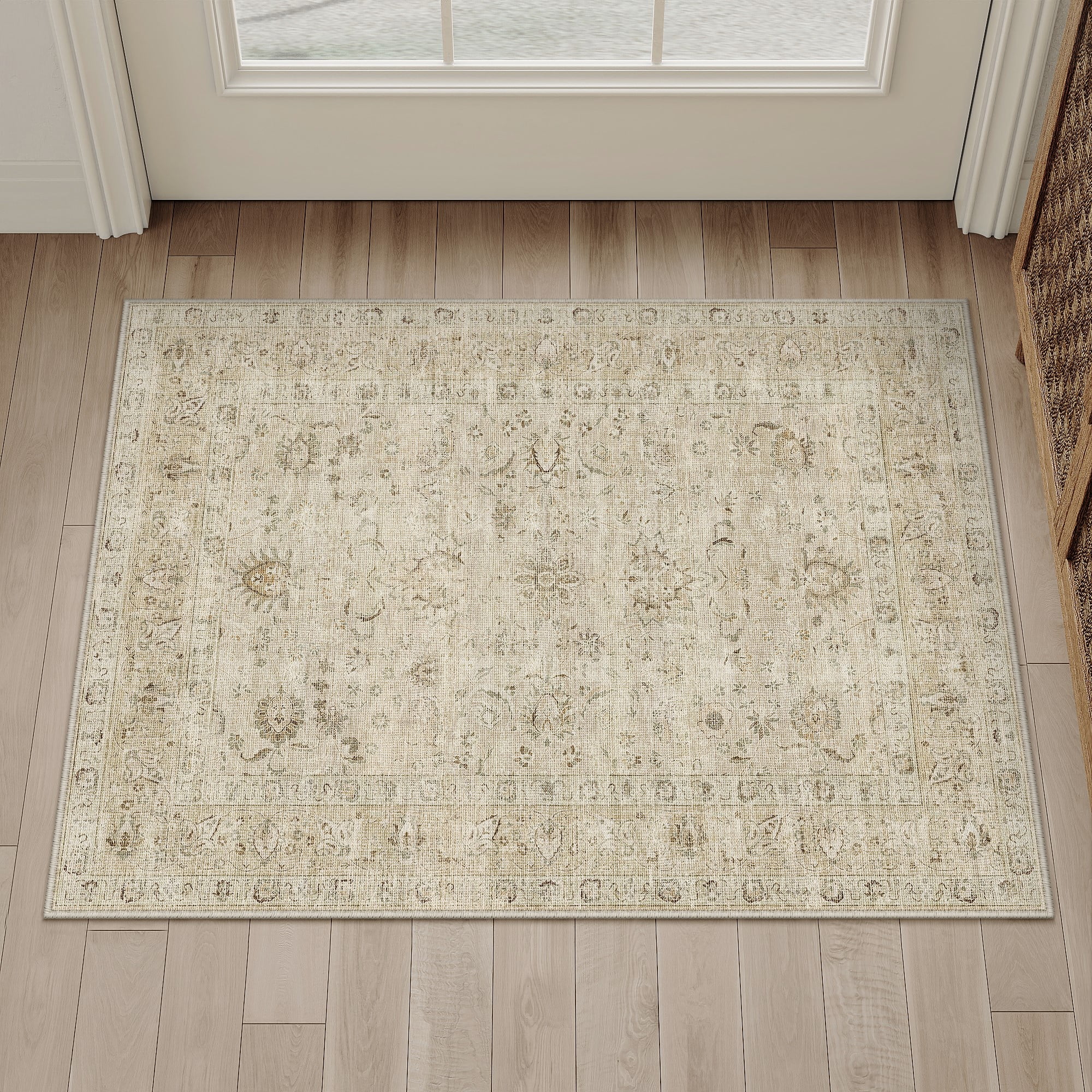 BERTHMEER 2'x3' Washable Small Area Rugs for Entryway Kitchen Doorway ...