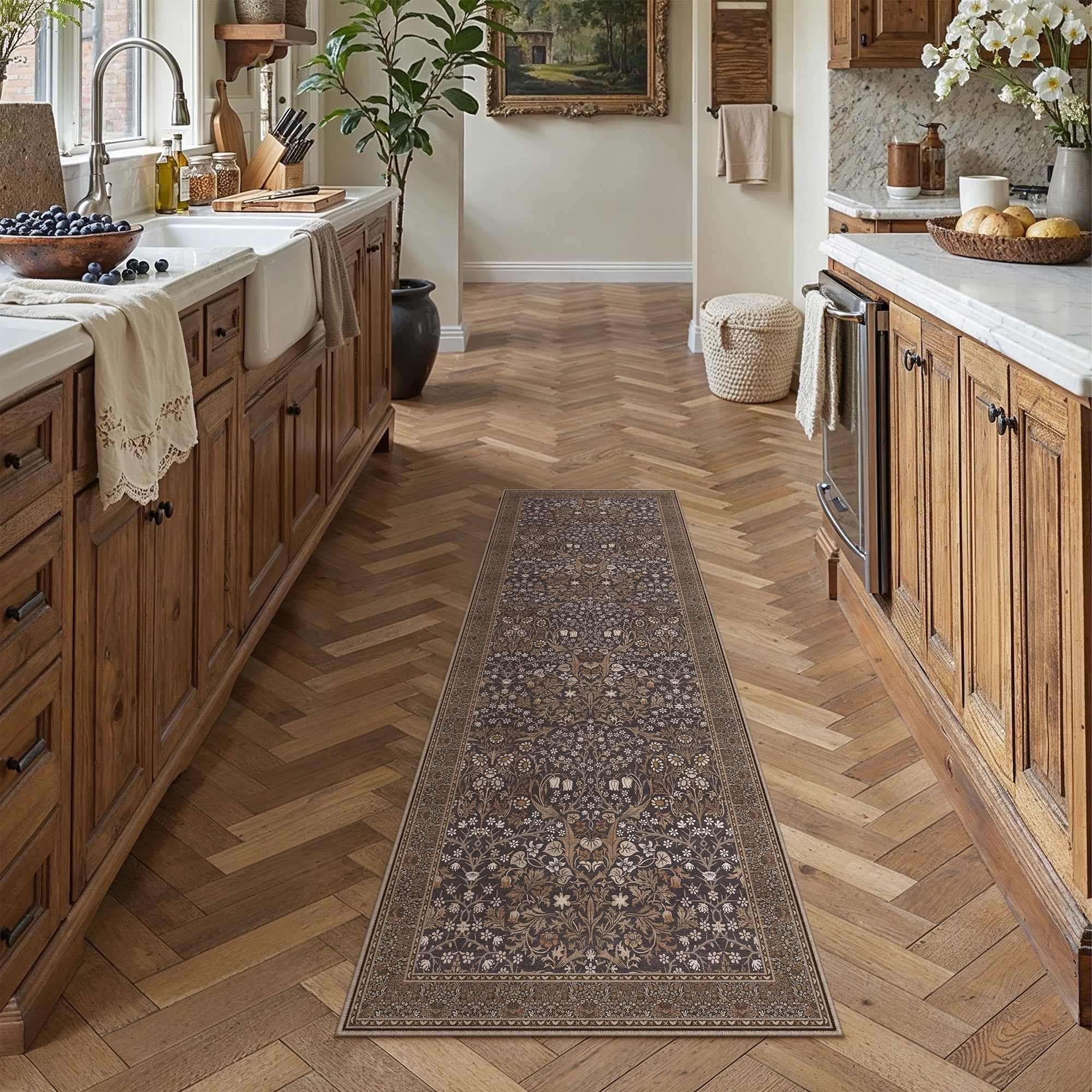 BERTHMEER 2'x6' Runner Rugs for Kitchen Doorway Hallway Bedroom Laundry ...