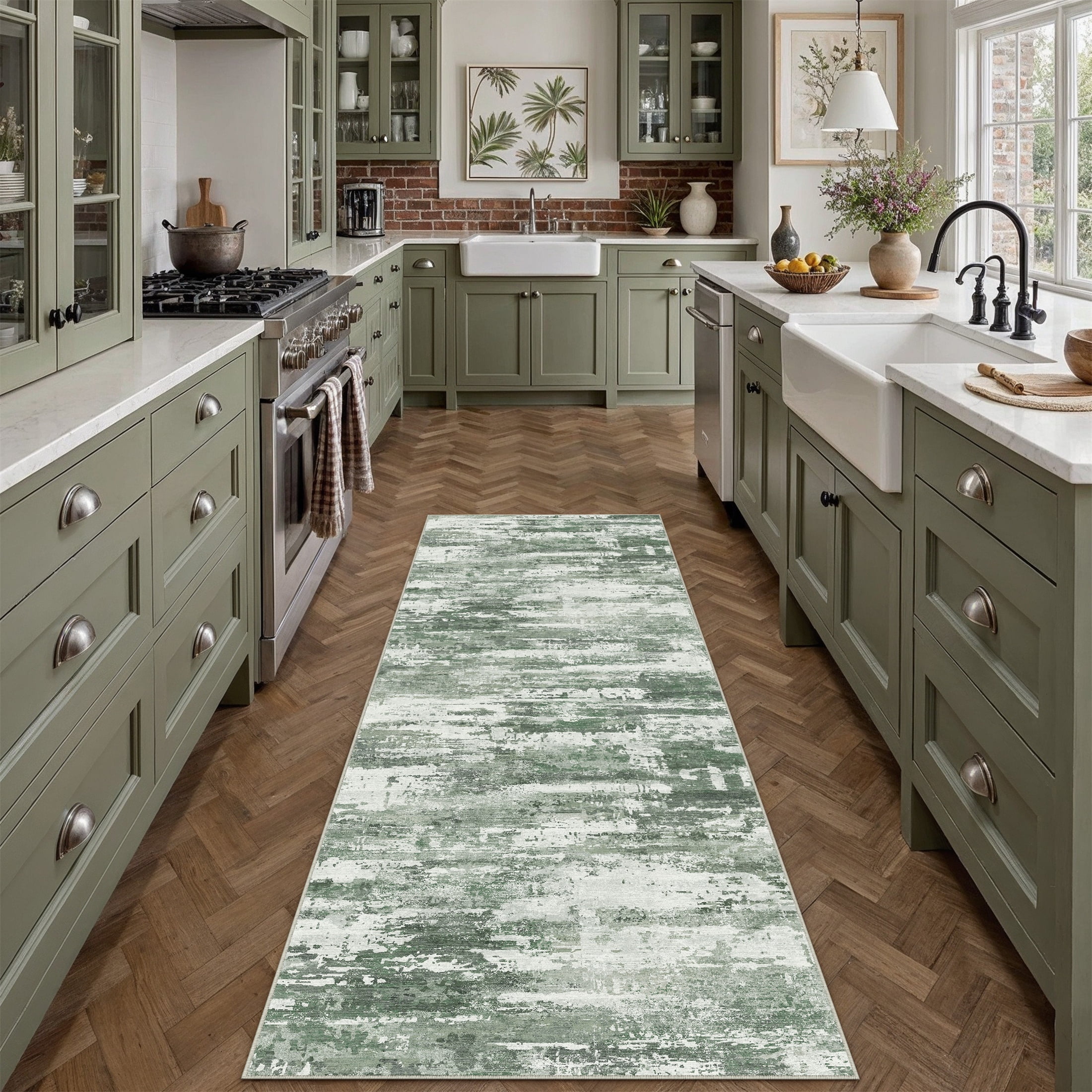 BERTHMEER 2'x6' Runner Rugs for Hallway Bathroom Kitchen Bedroom ...