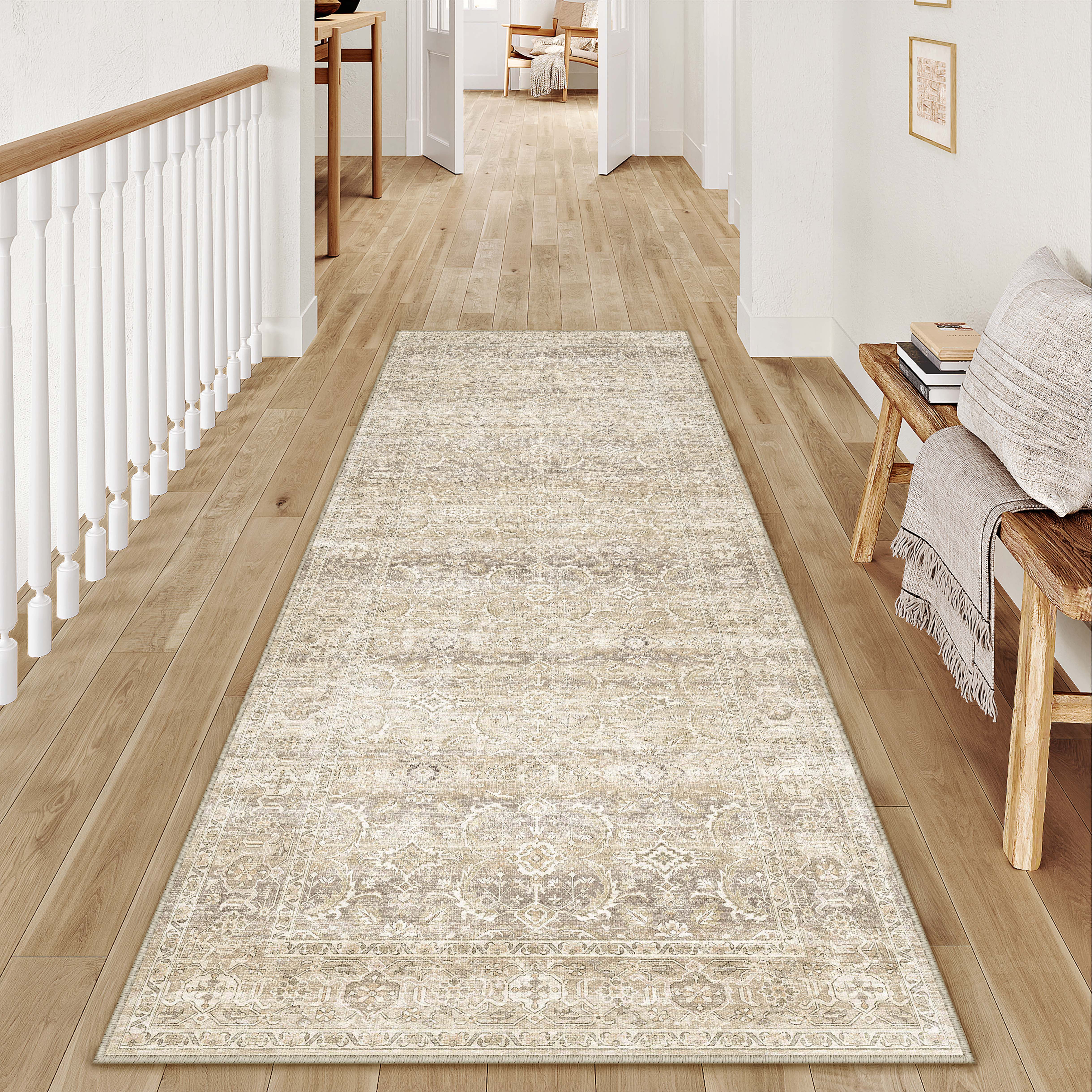 BERTHMEER 2'x6' Runner Rugs for Hallway Entryway Bathroom Bedroom ...