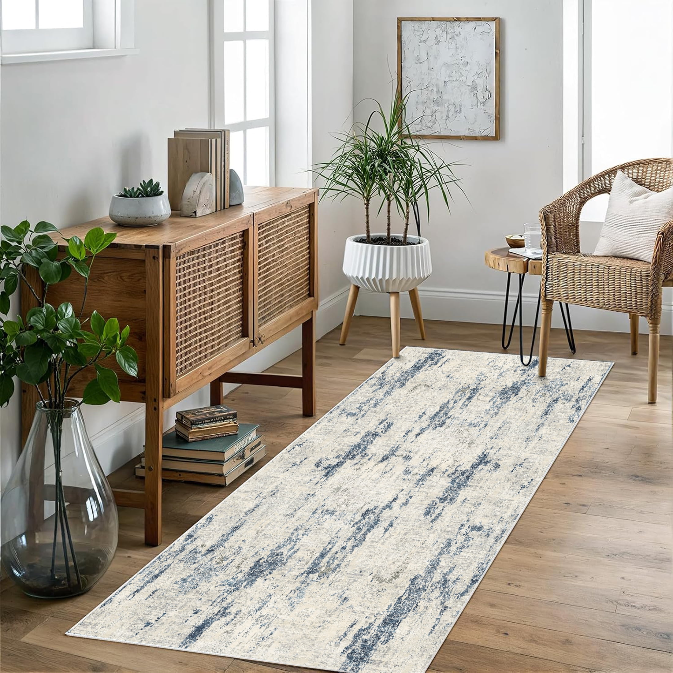 BERTHMEER 2'x6' Runner Rugs for Hallway Kitchen Entryway Bedroom Non ...