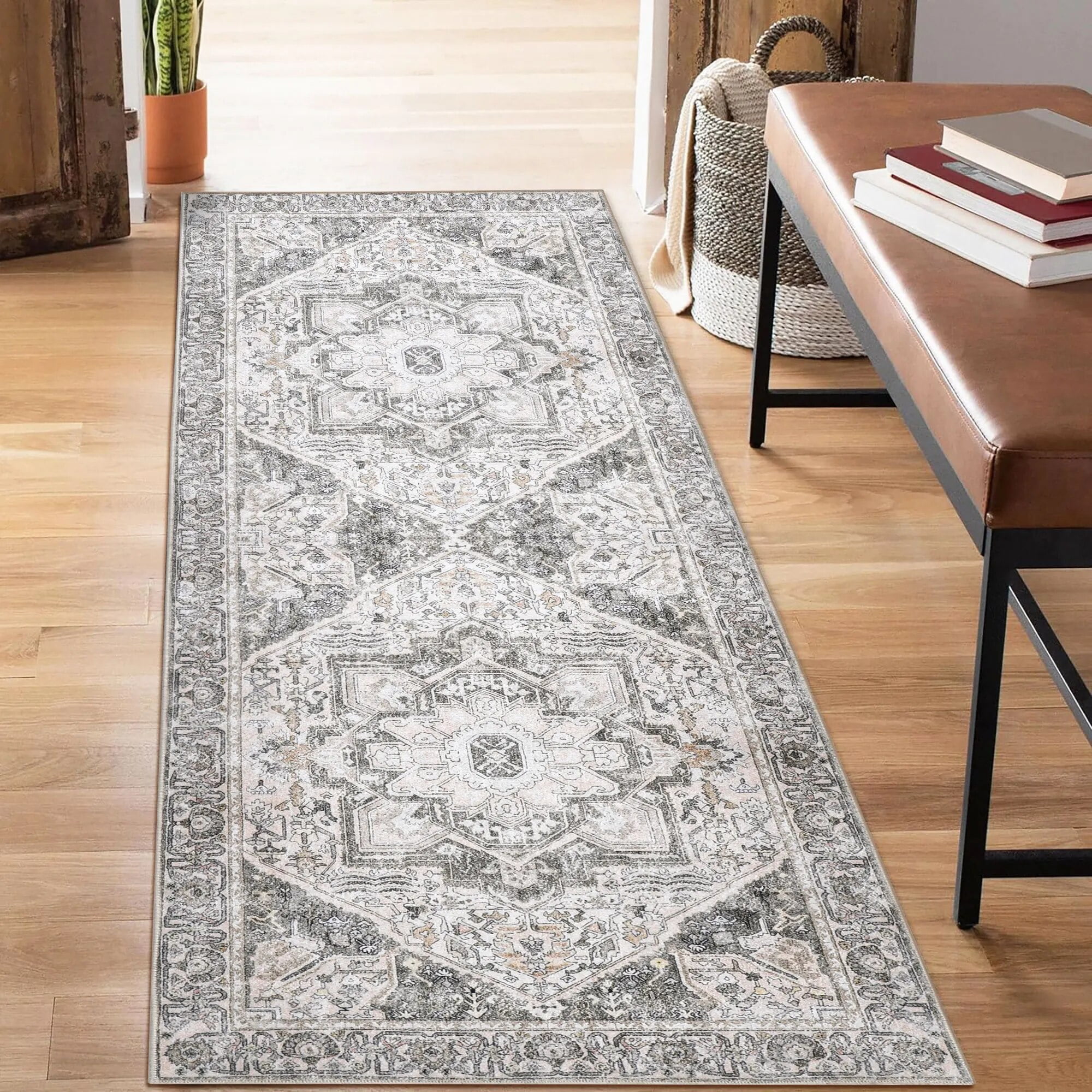 BERTHMEER 2'x6' Runner Rugs for Hallway Kitchen Entryway Washable ...