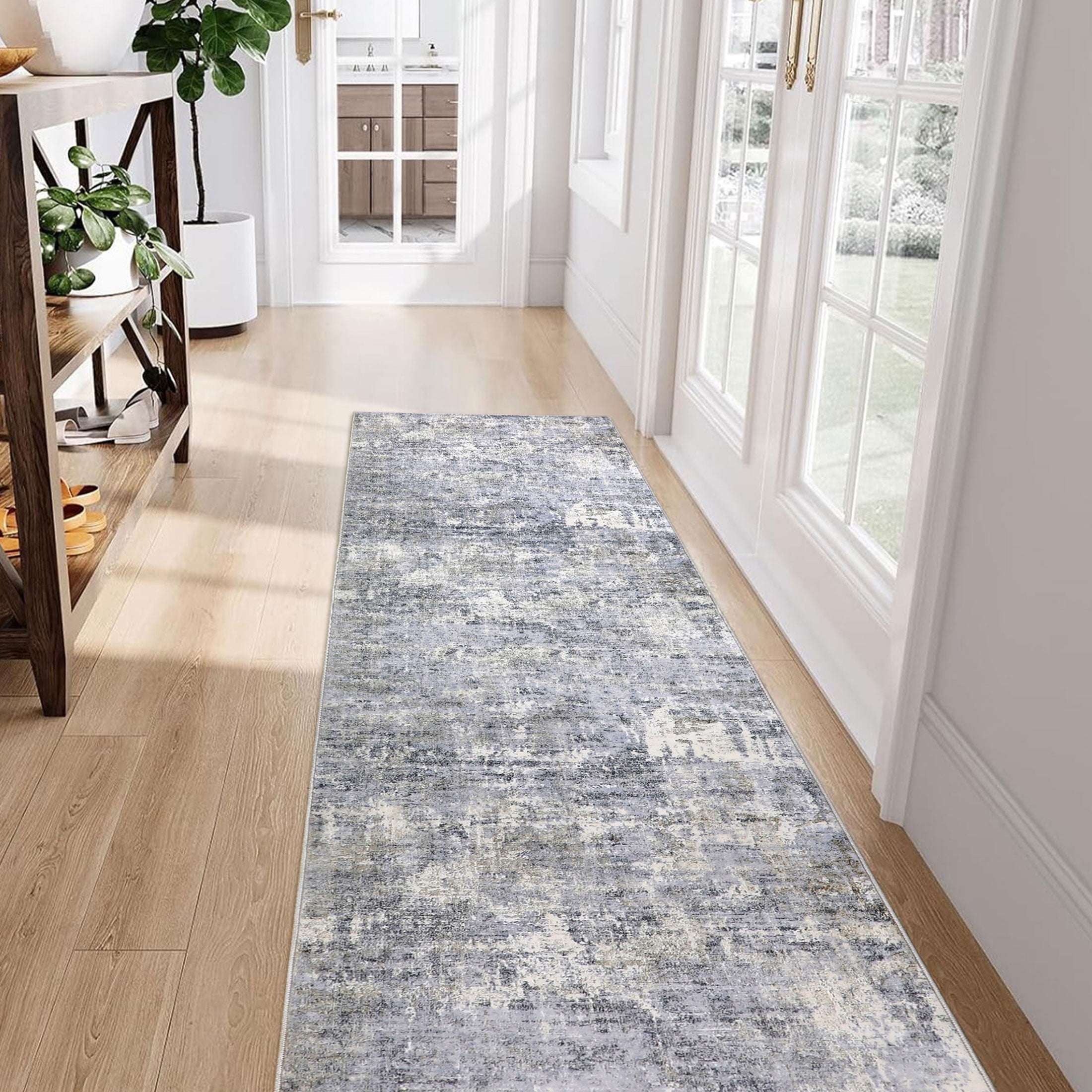 BERTHMEER 2'x6' Indoor Runner Rugs, Non-Slip, Long Narrow Hallway ...