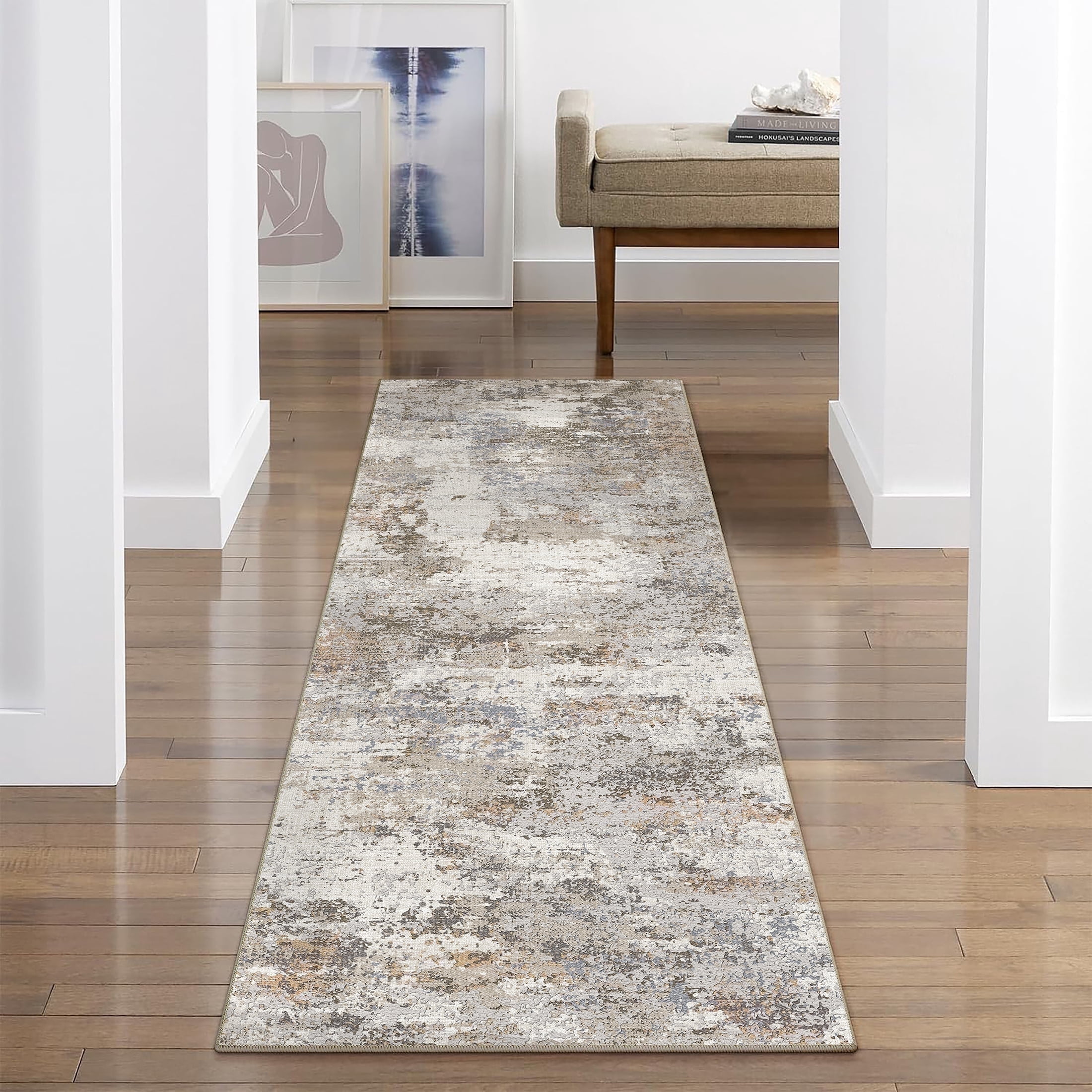 BERTHMEER 2'x6' Washable Runner Rugs for Hallway Bathroom Bedroom ...