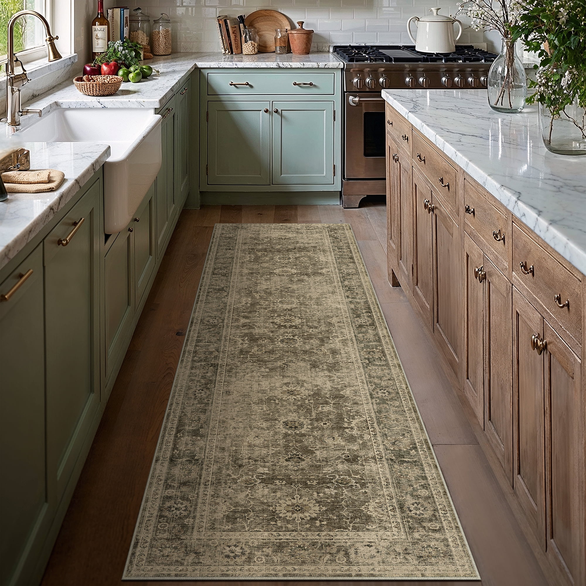 BERTHMEER 2'x6' Washable Runner Rugs for Hallway Entryway Bathroom ...