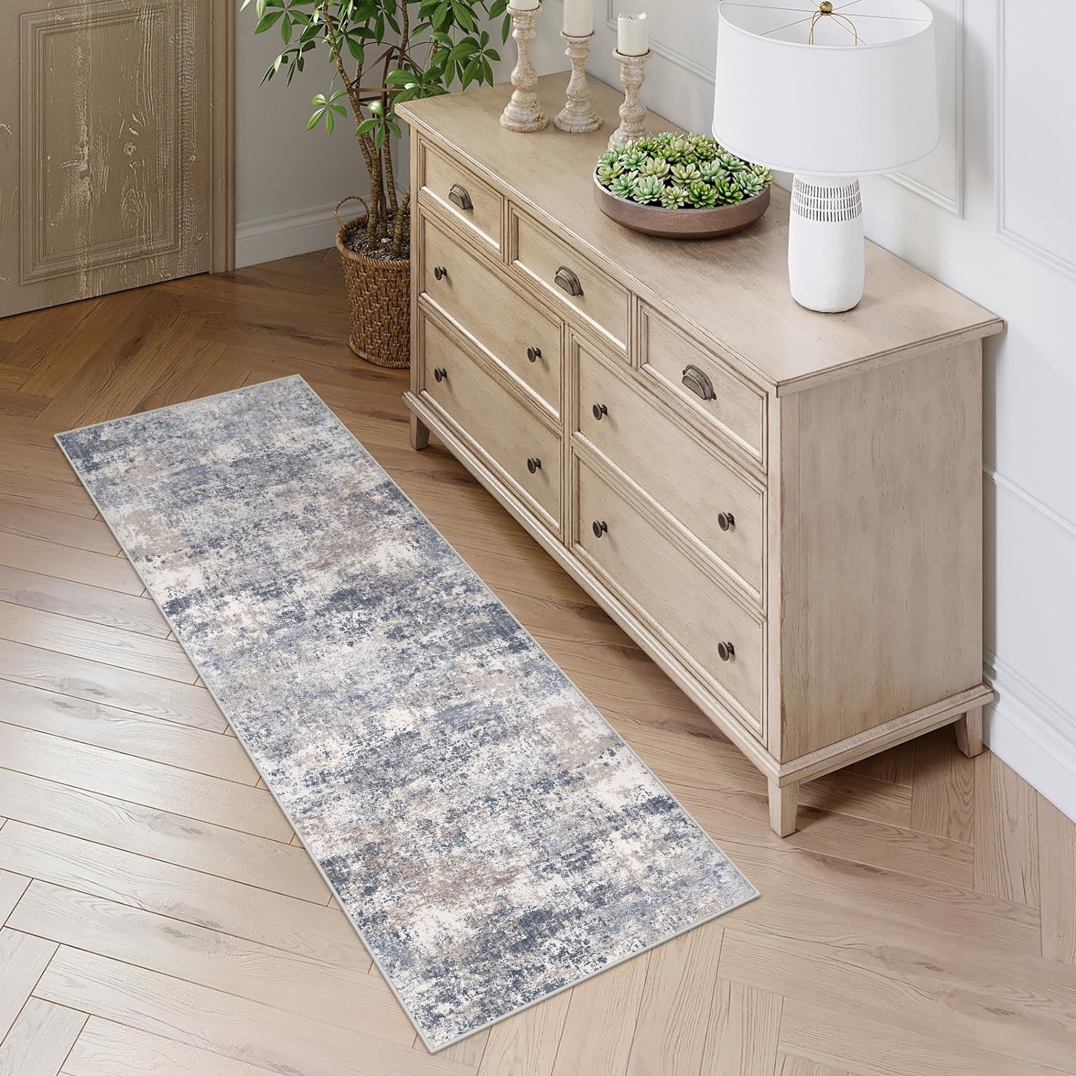 BERTHMEER 2'x6' Washable Runner Rugs for Hallway Kitchen Entryway Non ...