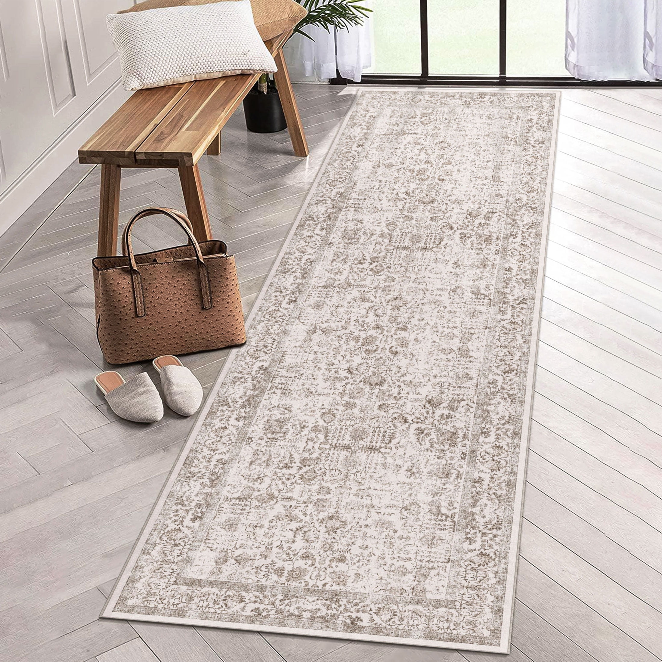 BERTHMEER 2'x6' Washable Runner Rugs for Hallway Kitchen Entryway Non ...