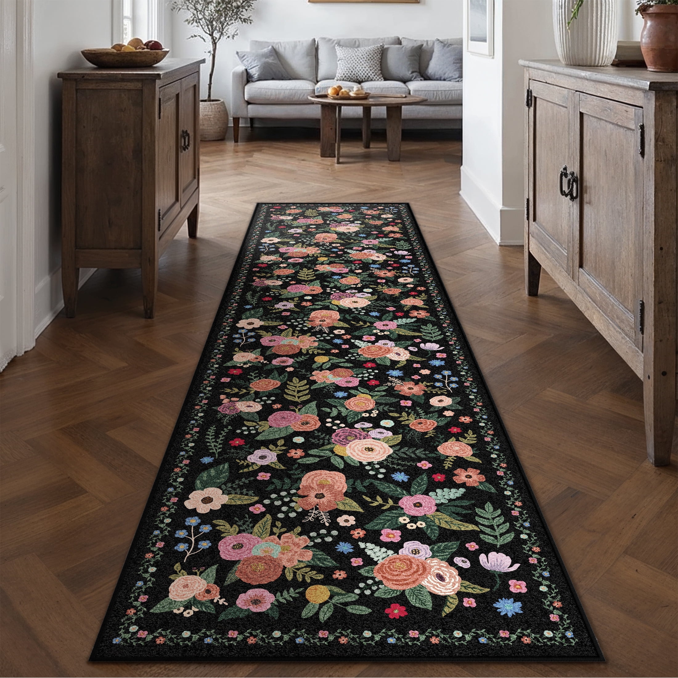 BERTHMEER 2'x8' Runner Rugs for Hallway Entryway Bathroom Bedroom ...