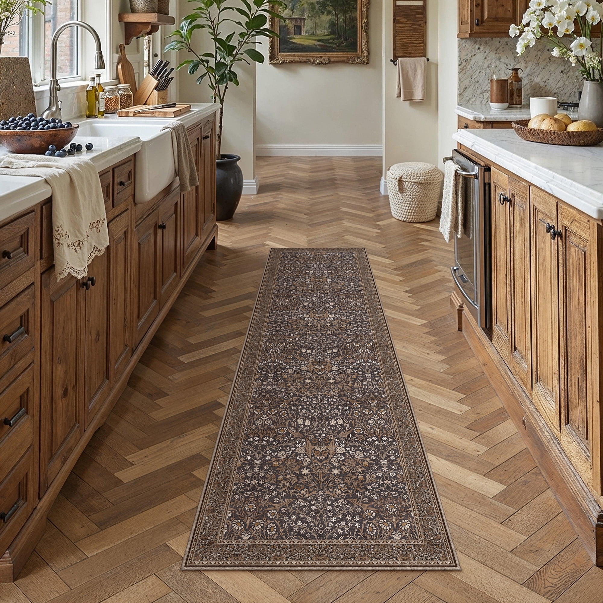 BERTHMEER 2'x8' Runner Rugs for Hallway Kitchen Doorway Laundry ...