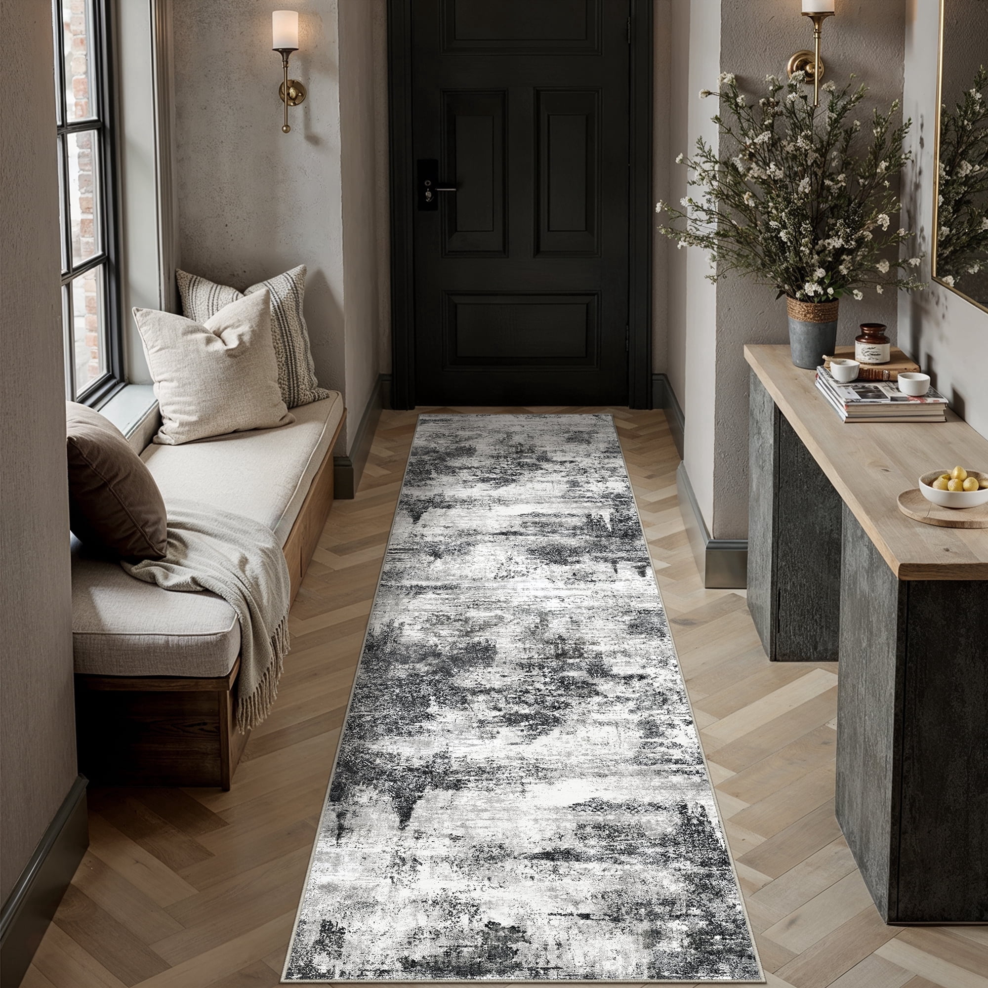 BERTHMEER 2'x8' Runner Rugs for Hallway Entryway Bathroom Bedroom ...