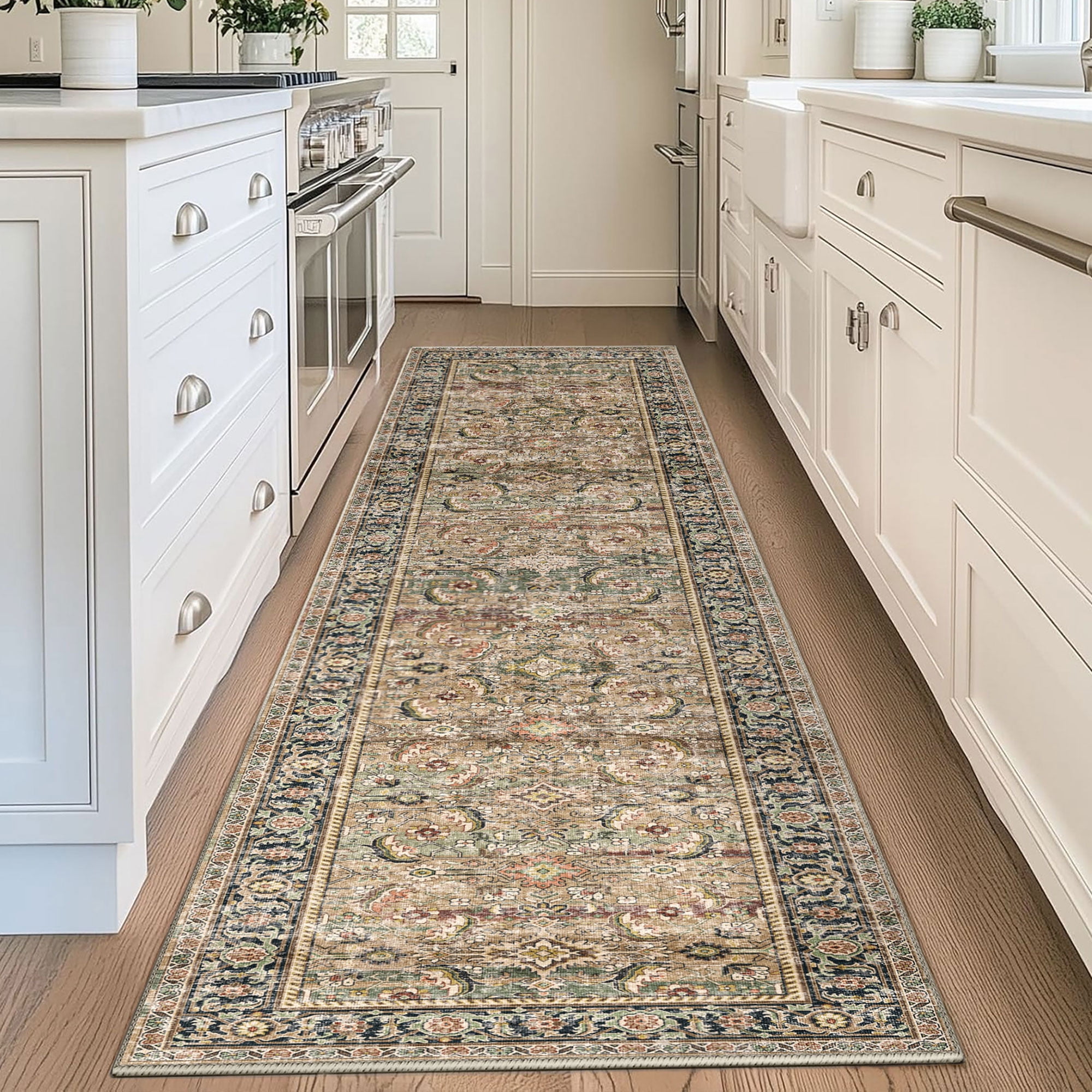 BERTHMEER 2'x8' Runner Rugs for Hallway Entryway Bathroom Bedroom ...