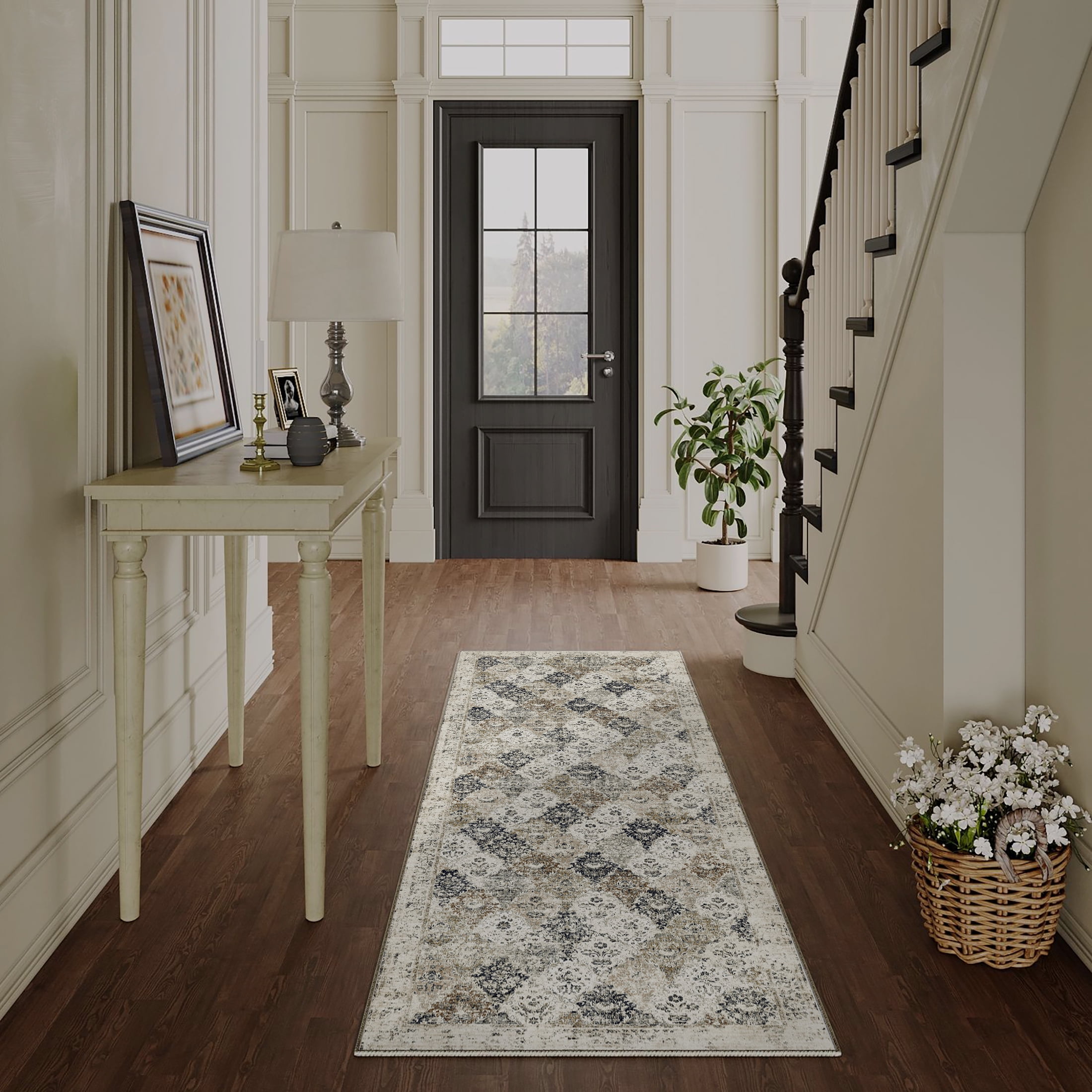 BERTHMEER 2'x8' Washable Runner Rugs for Kitchen Entryway Hallway ...