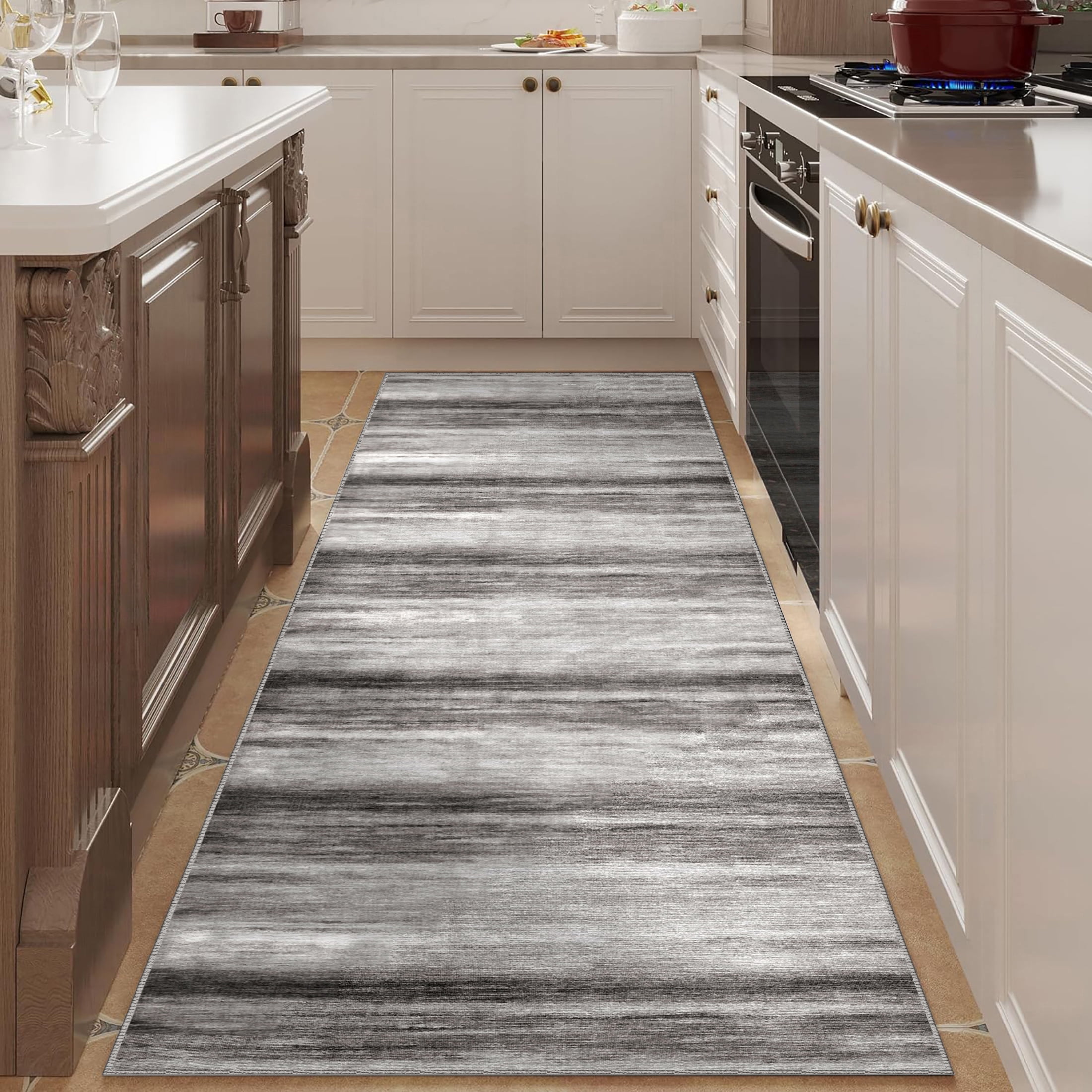 BERTHMEER 2'x8' Washable Runner Rugs for Hallway Kitchen Entryway Non ...